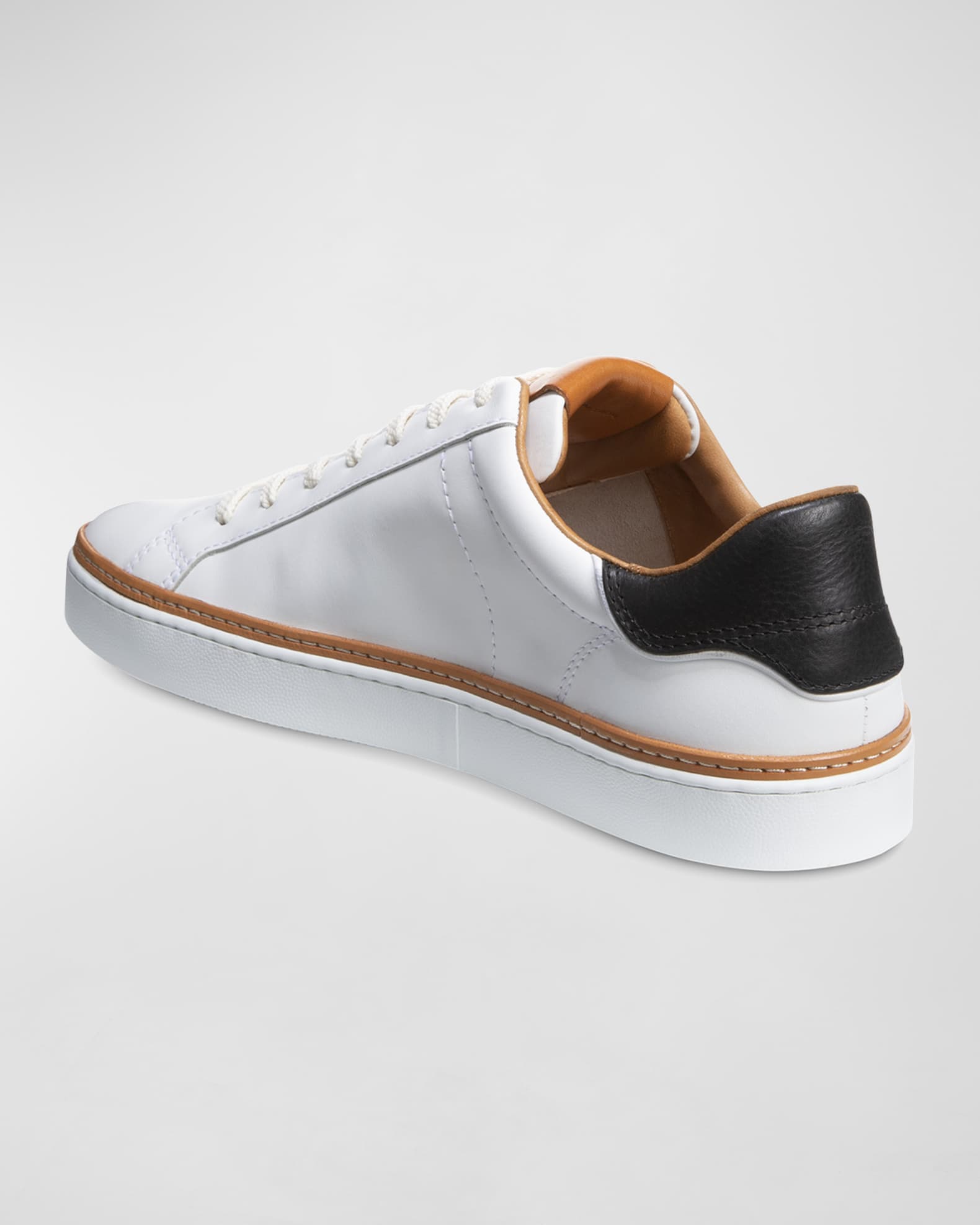 Allen Edmonds Men's Alpha Low-Top Leather Sneakers | Neiman Marcus