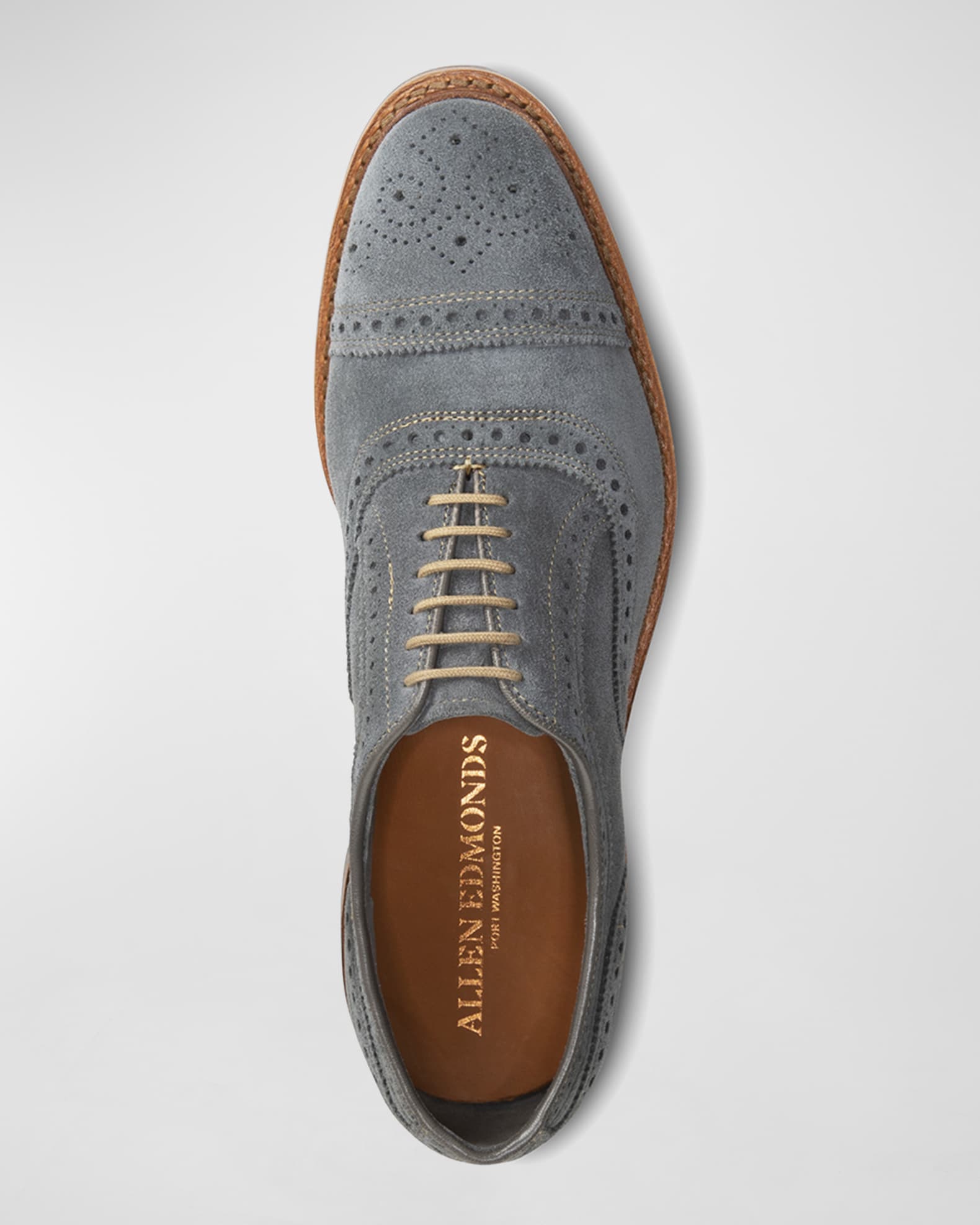 Allen Edmonds Men's Strandmok Suede Oxford Shoes | Neiman Marcus