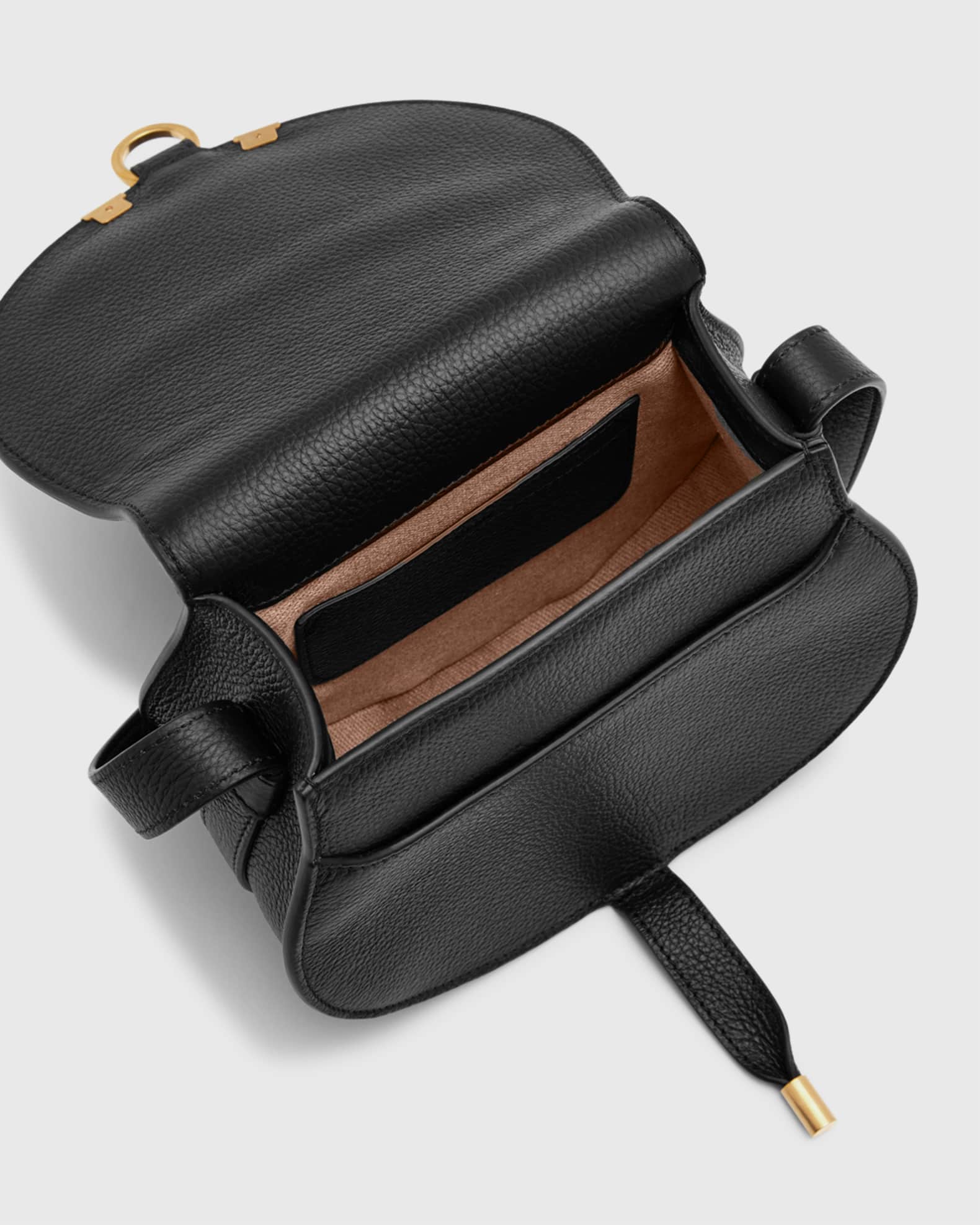 Chloe Marcie Small Crossbody Bag in Grained Calfskin | Neiman Marcus