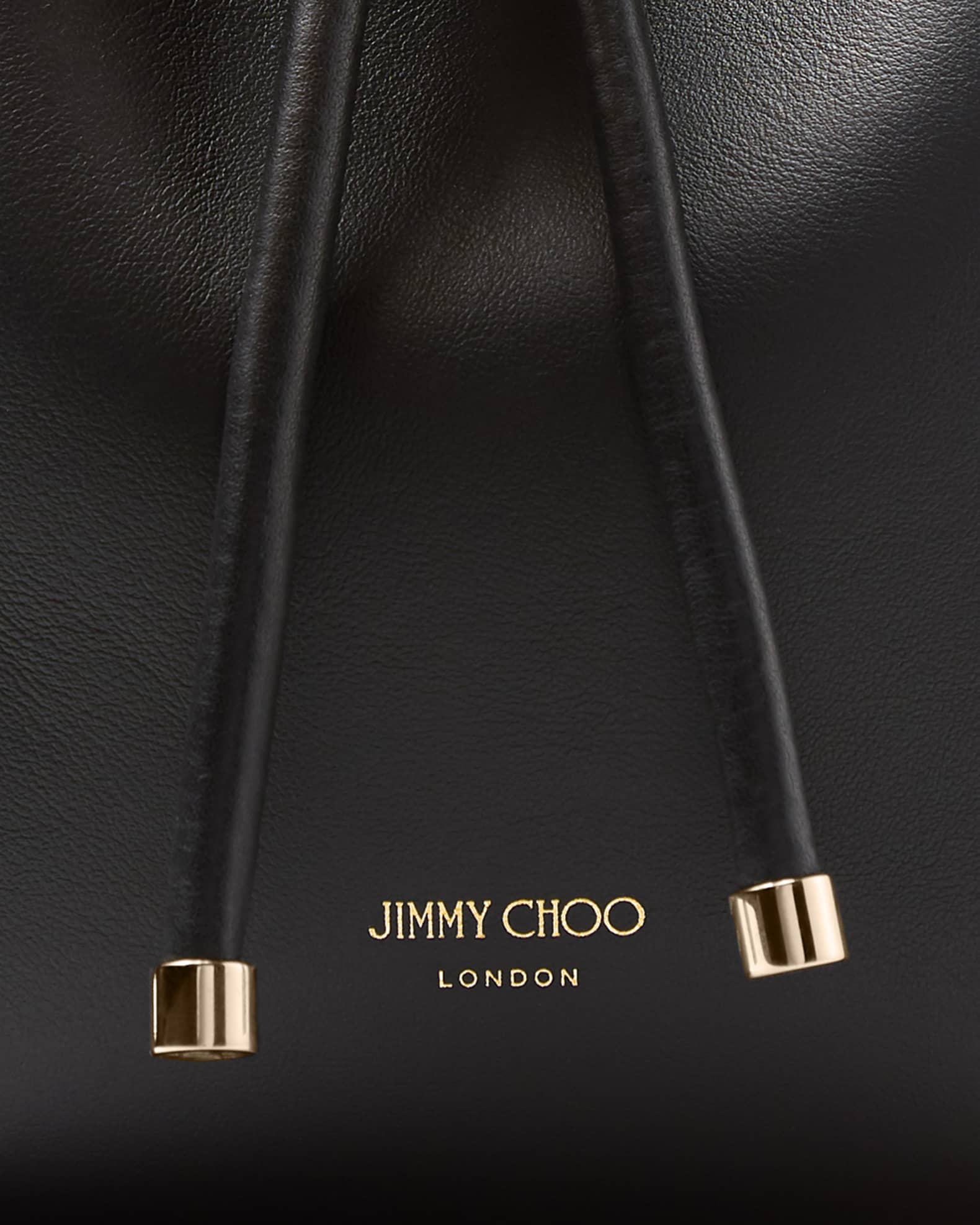 Jimmy Choo Bon Bon Bucket/s Soft Shiny Calf Leather | Neiman Marcus