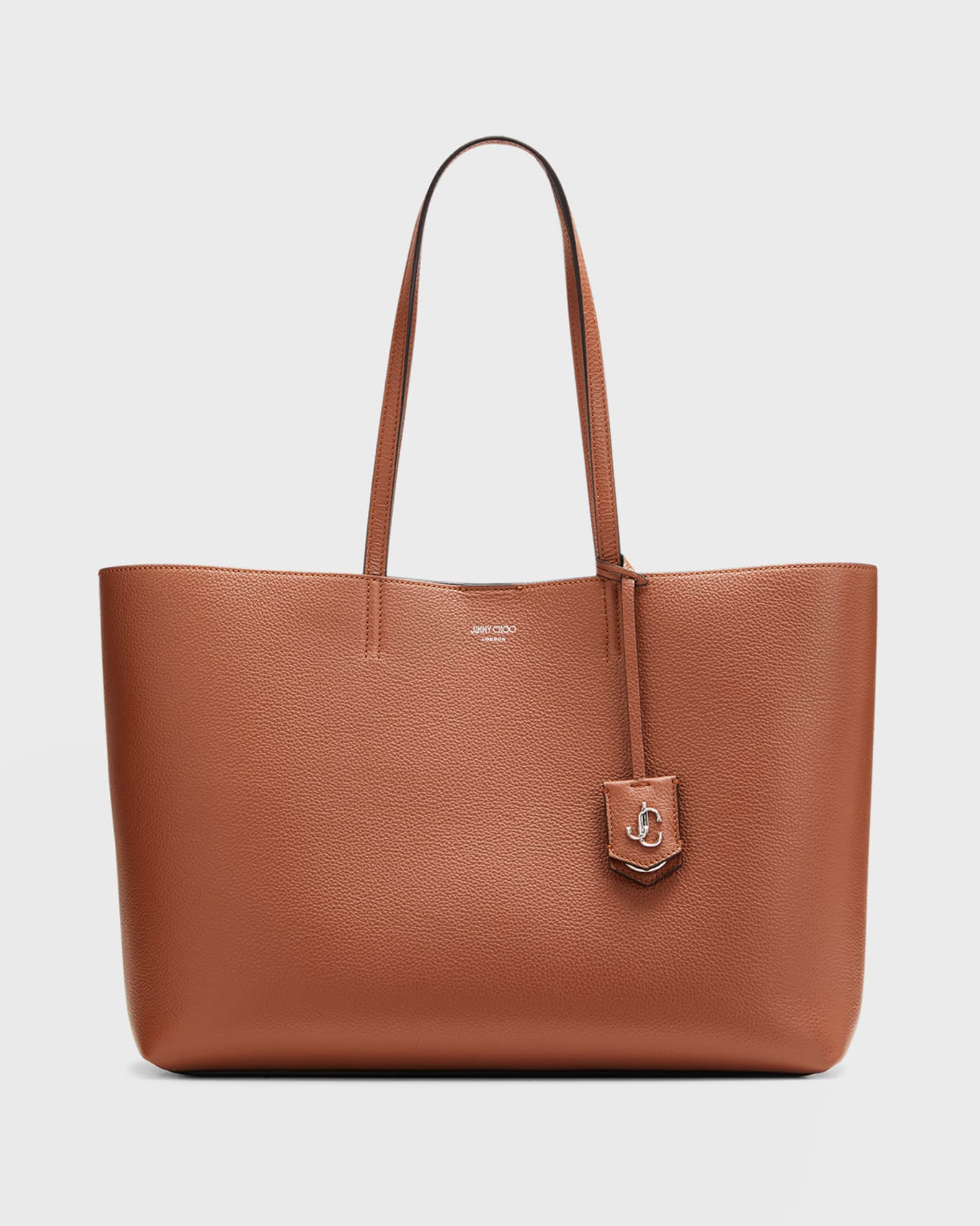 Jimmy Choo Nine2Five East-West Leather Tote Bag | Neiman Marcus