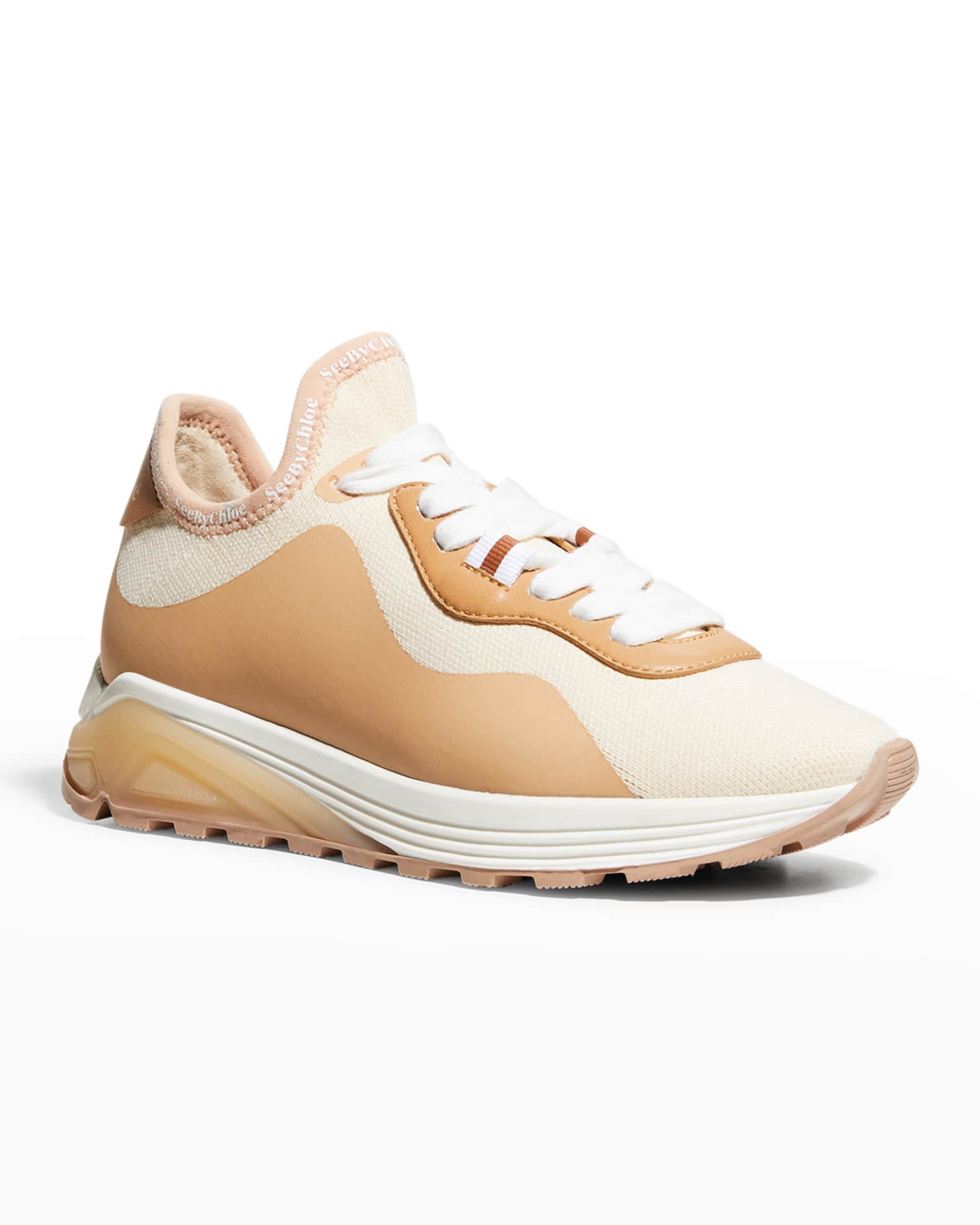 See by Chloe Brett Low-Top Runner Sneakers | Neiman Marcus