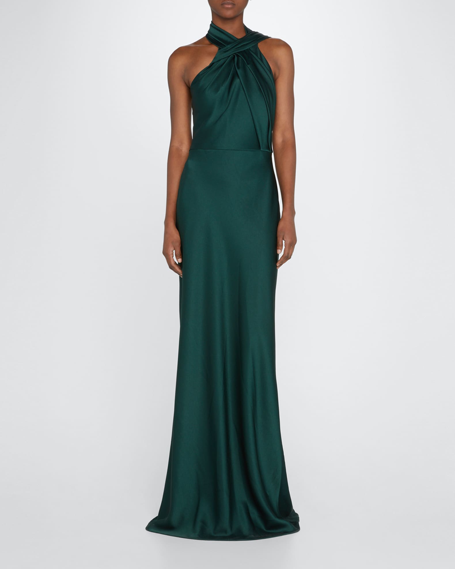 Jason Wu Collection Draped Twist Halter Gown | Neiman Marcus
