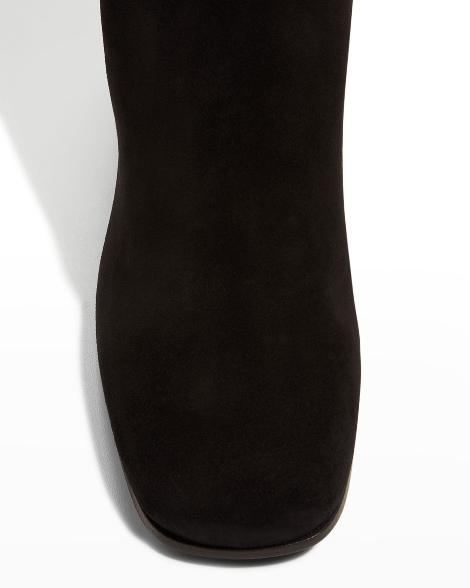 Prada Suede Zip Ankle Booties | Neiman Marcus