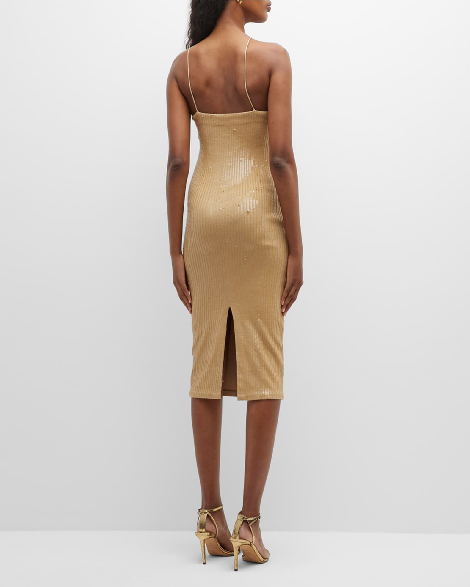 Retrofete Sariah Sequin Knit Midi Dress | Neiman Marcus