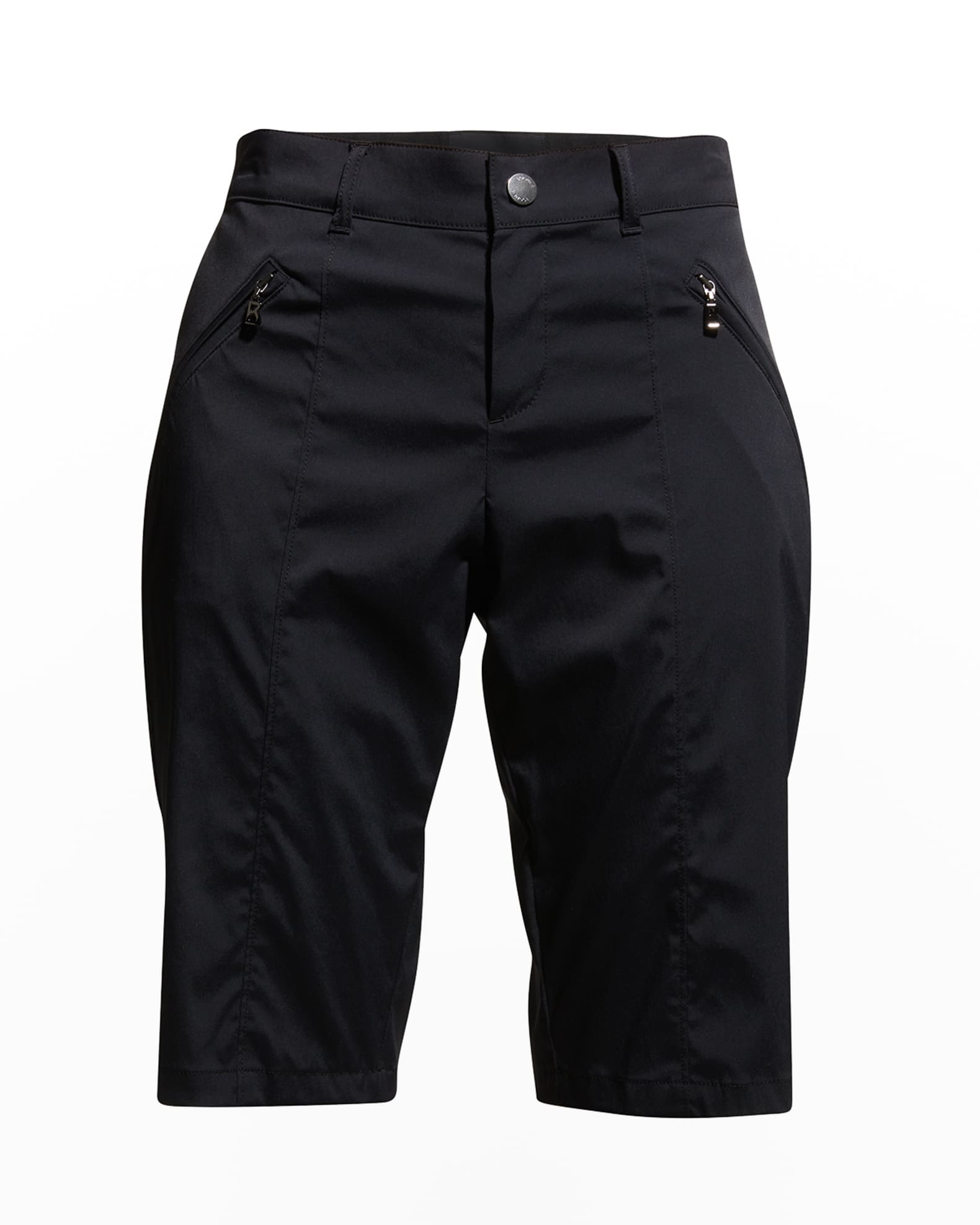 Bogner Zena Zip-Pocket Bermuda Shorts | Neiman Marcus