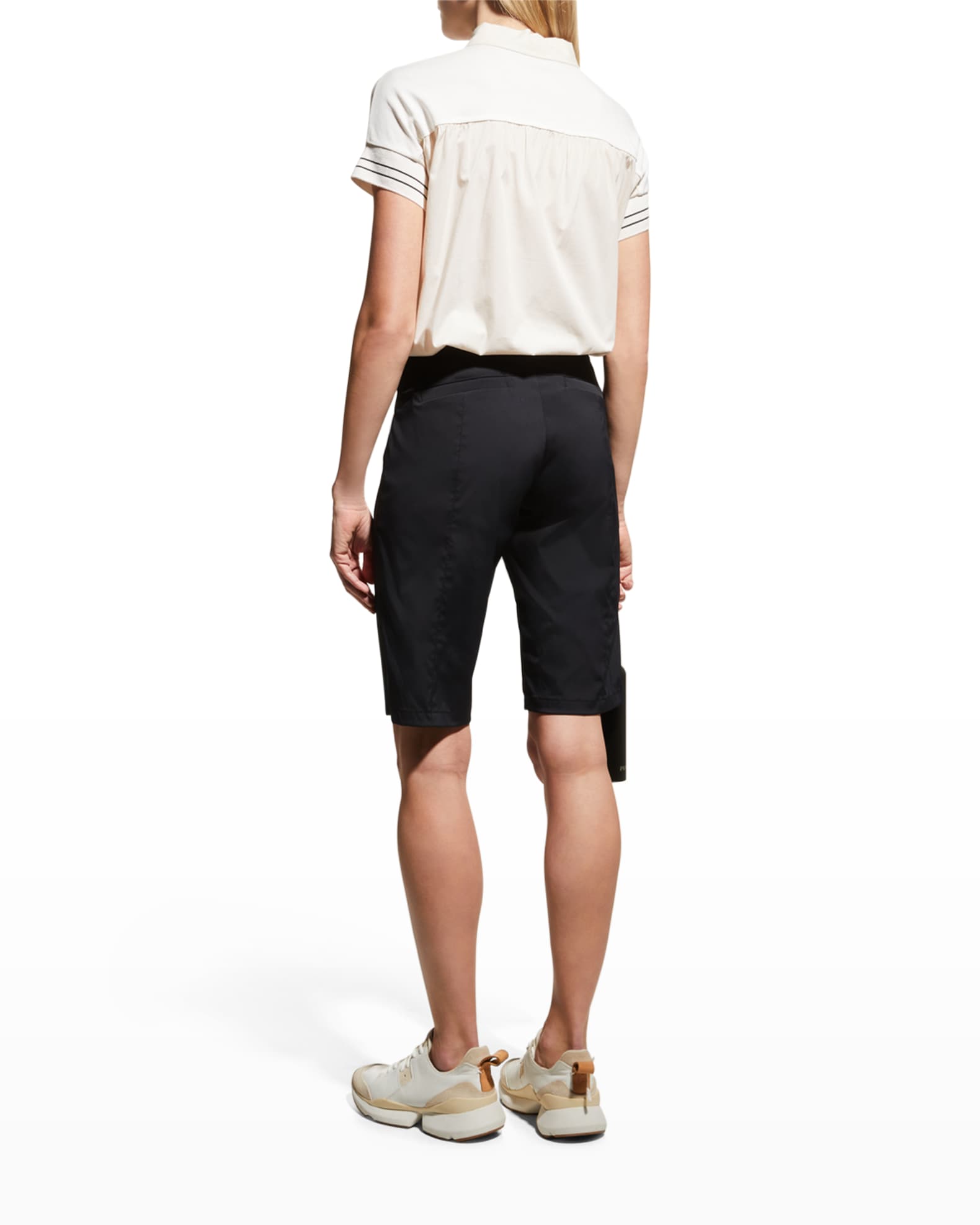Bogner Zena Zip-Pocket Bermuda Shorts | Neiman Marcus