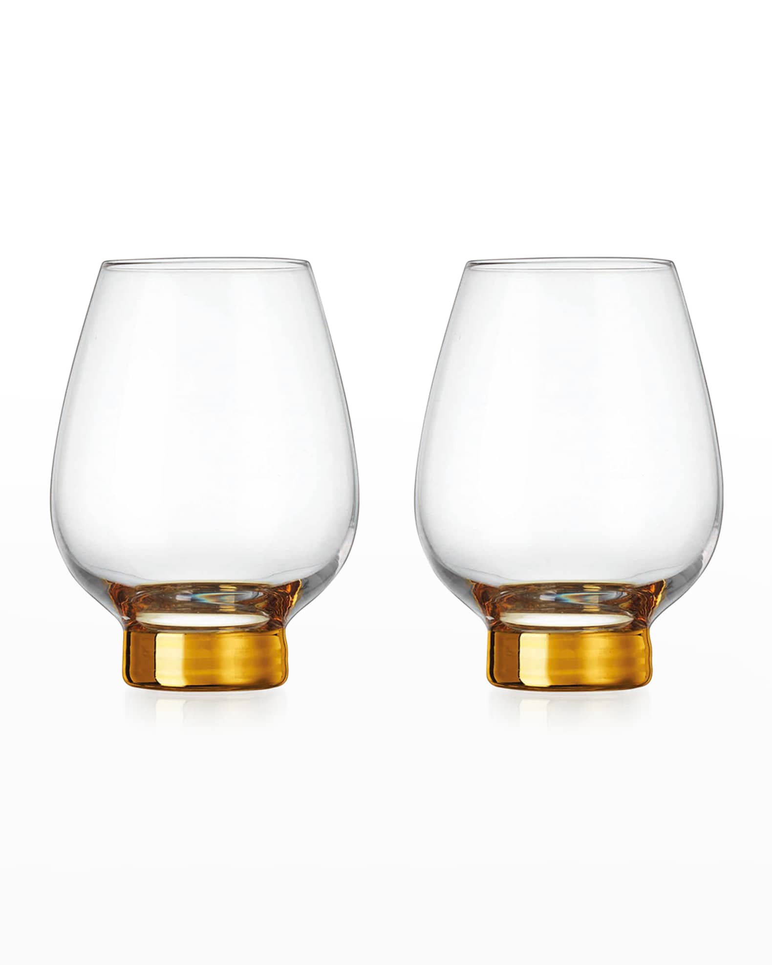 Godinger Column Gold 20 oz. Red Wine Glasses, Set of 2 | Neiman Marcus