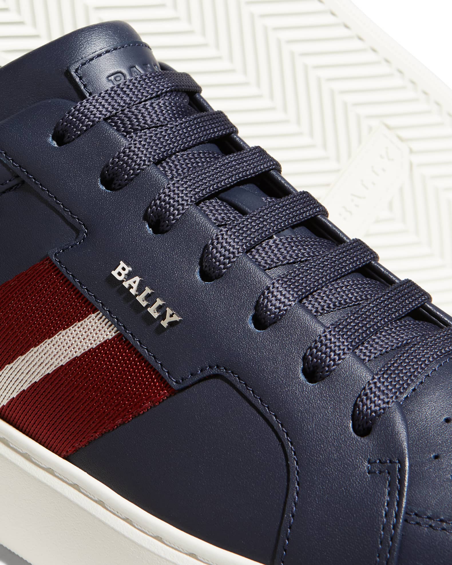 Bally Men's Moony Low-Top Leather Sneakers | Neiman Marcus