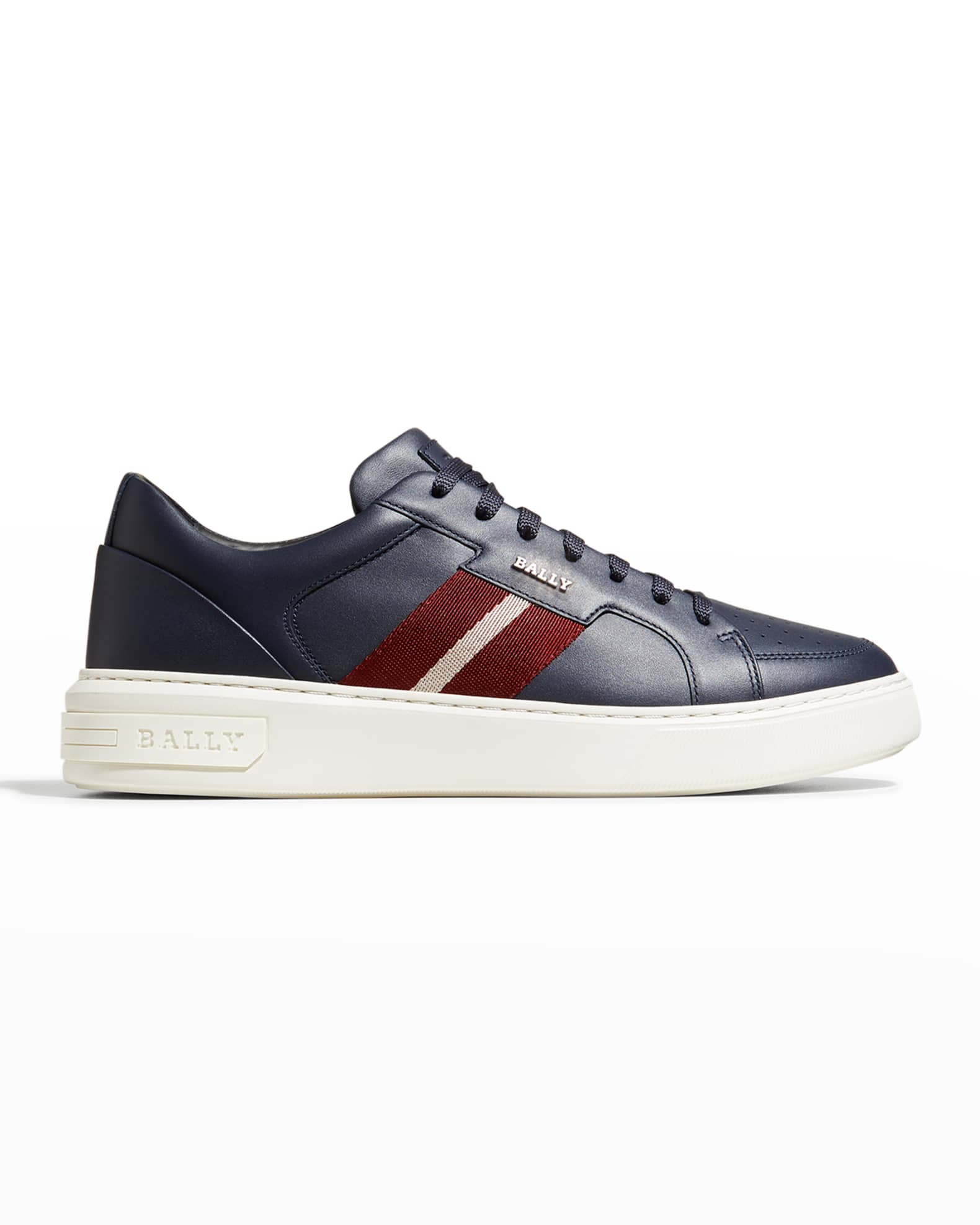 Bally Men's Moony Low-Top Leather Sneakers | Neiman Marcus