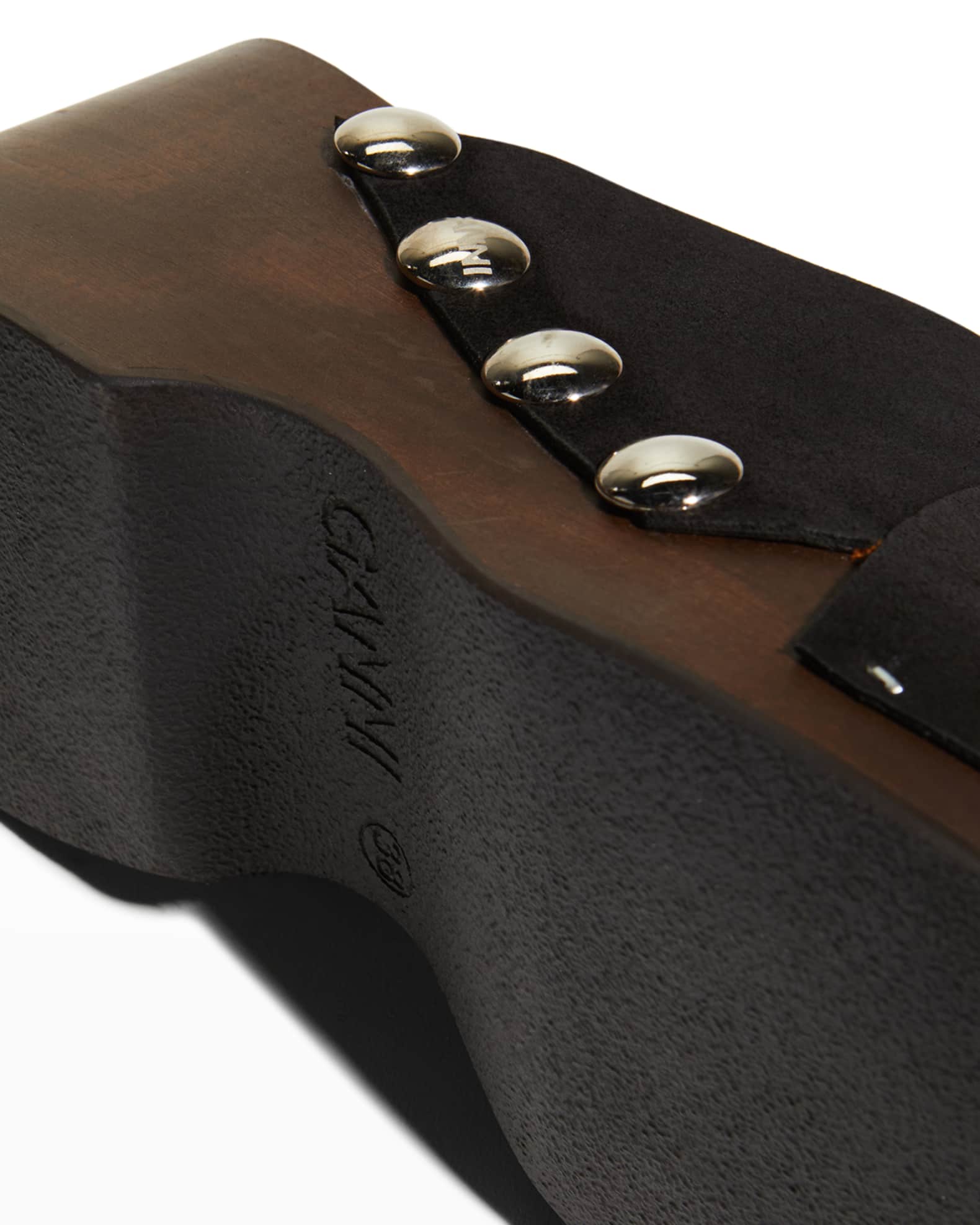 Ganni Retro Crisscross Clog Mules | Neiman Marcus