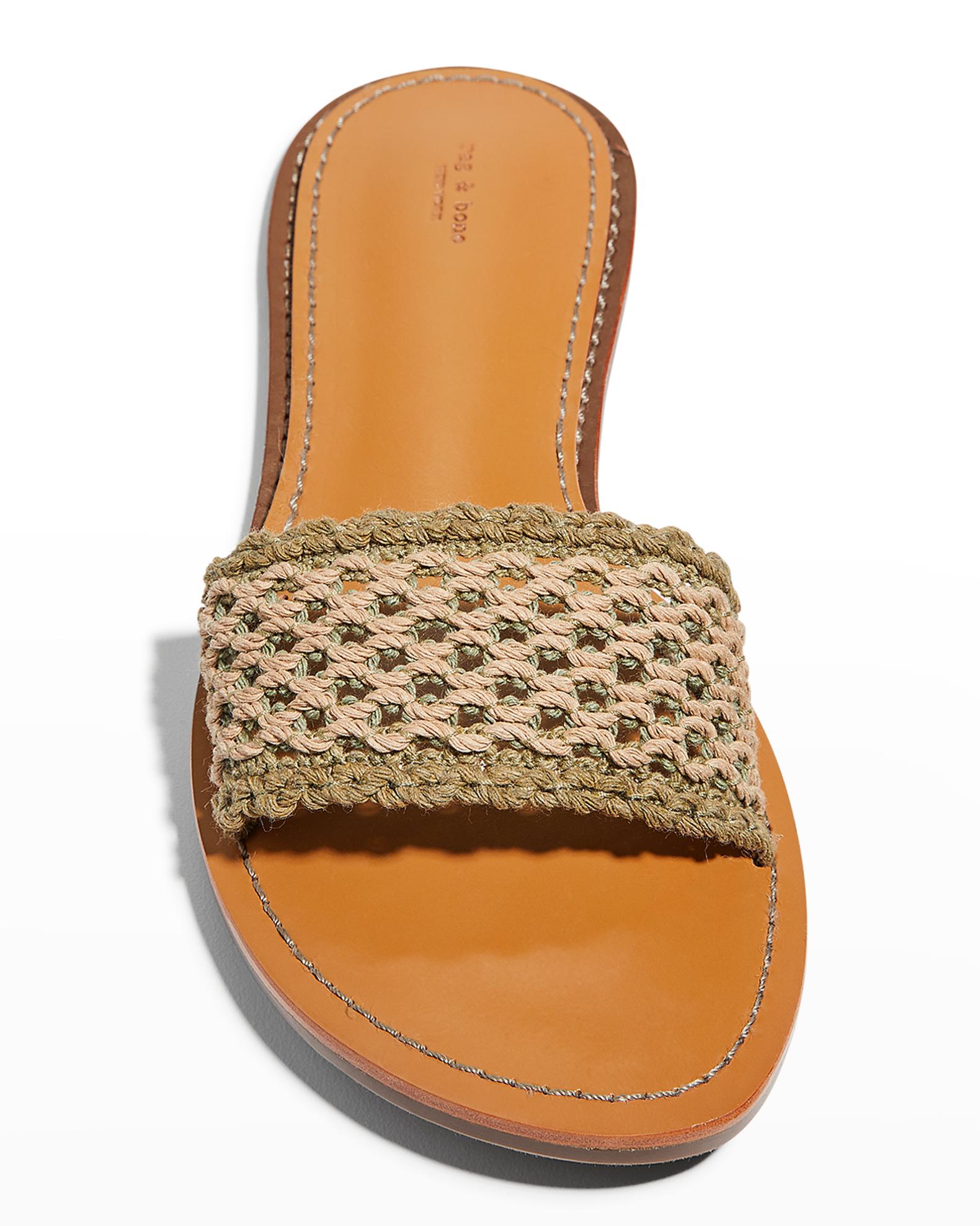 Rag & Bone Melrose Bicolor Plank Sandals | Neiman Marcus