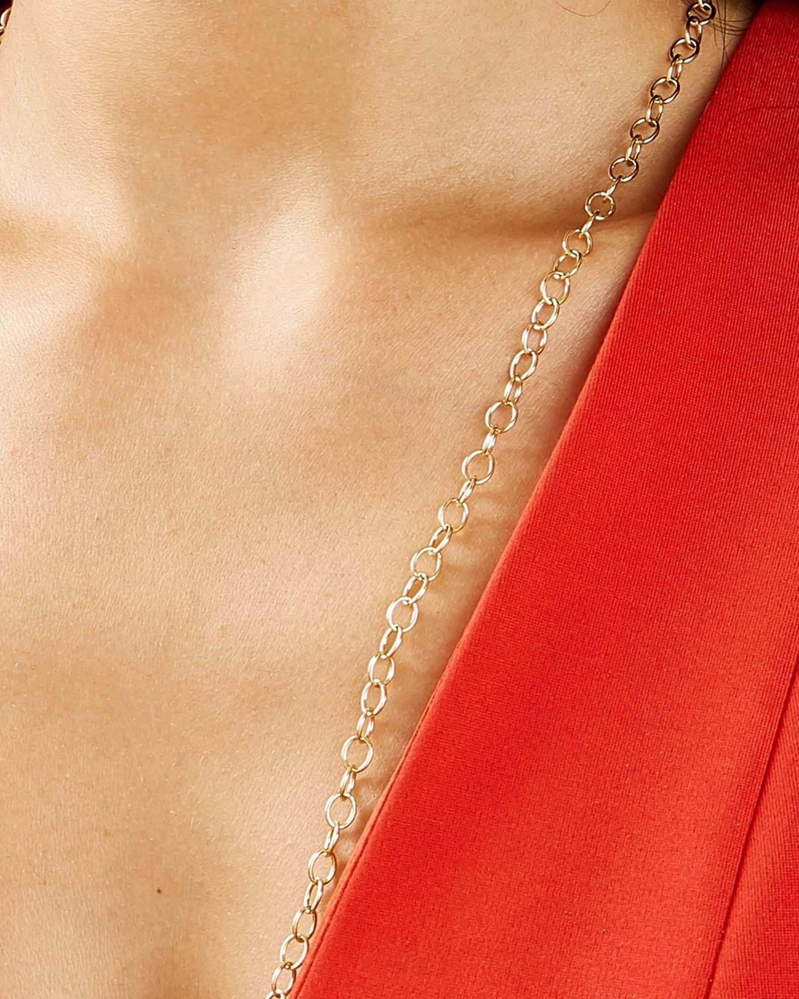 Syna 18k Yellow Gold Oval-Link Chain Necklace | Neiman Marcus