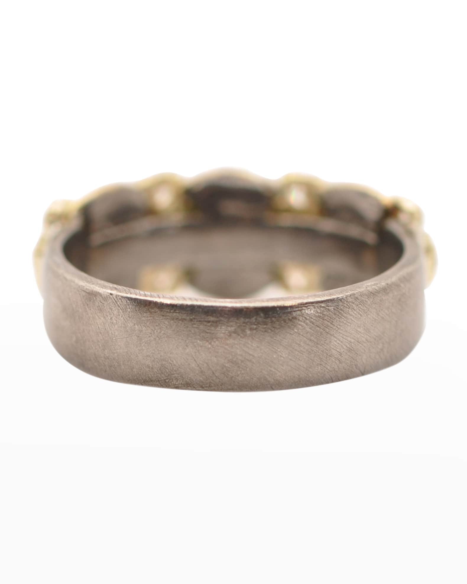 Armenta Old World Jade Enamel Scalloped Band | Neiman Marcus