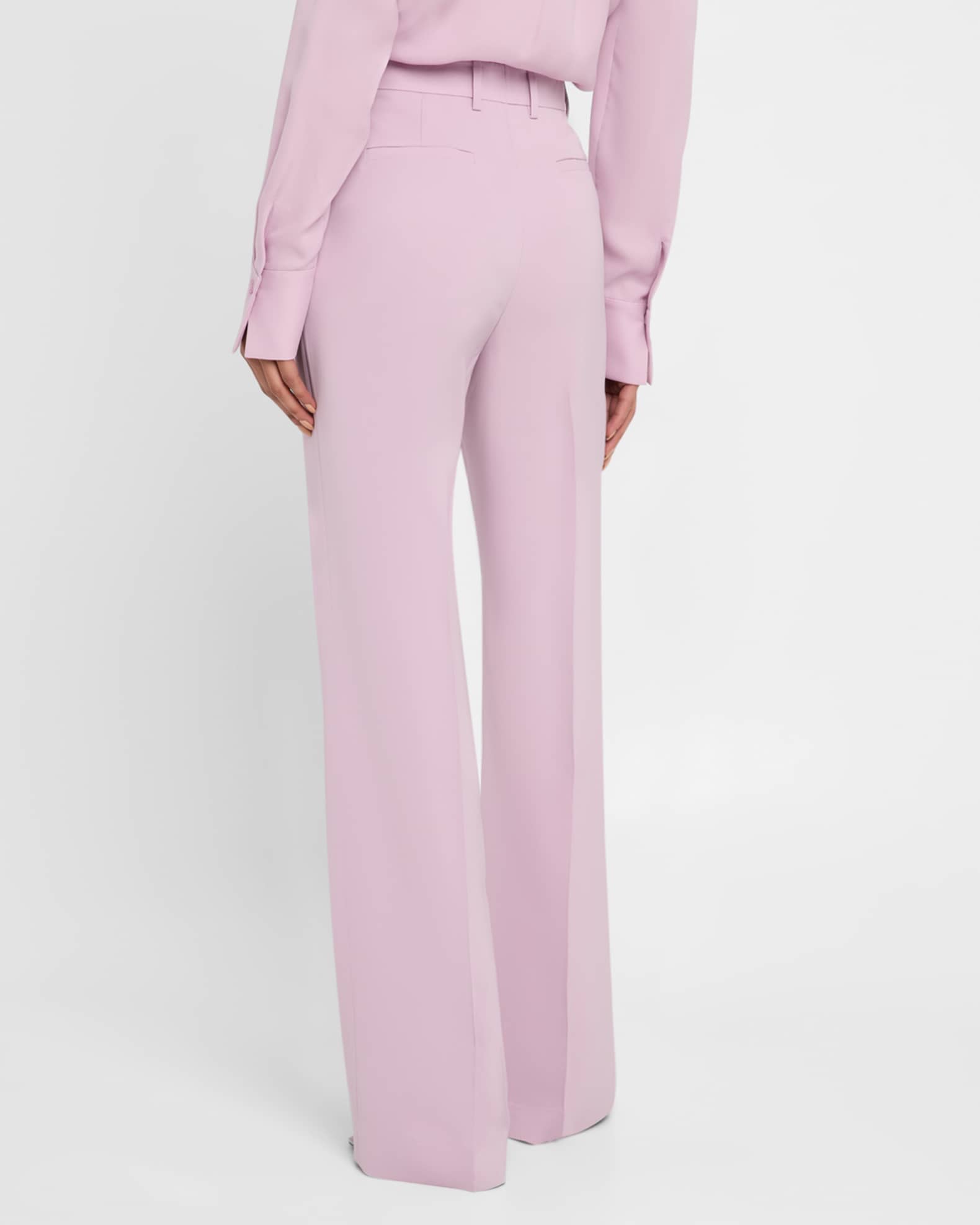 Lafayette 148 New York Gates Straight-Leg Crepe Pants | Neiman Marcus