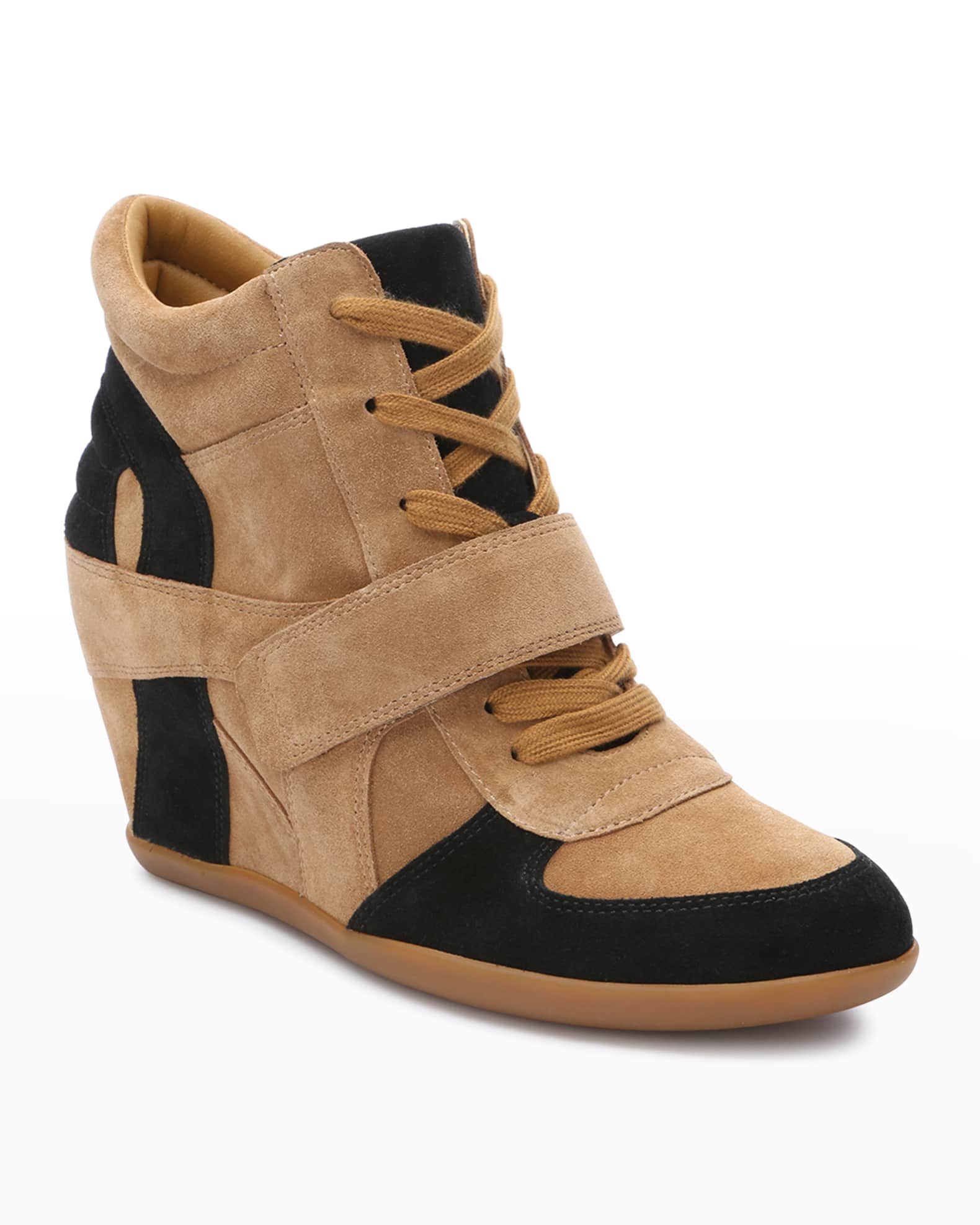 Ash Bowie High-Top Wedge Fashion Sneakers | Neiman Marcus
