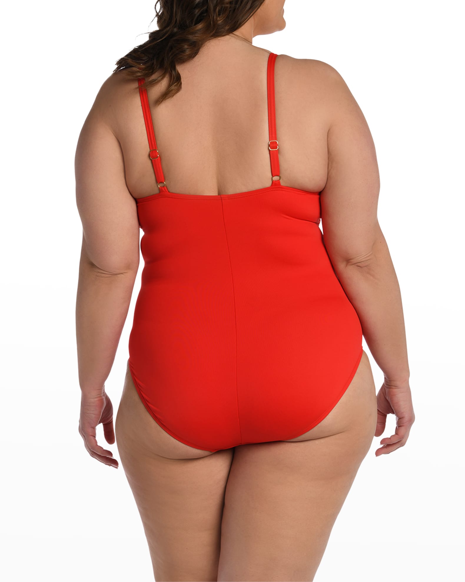 La Blanca Plus Size Island Goddess Lingerie One Piece Swimsuit Neiman