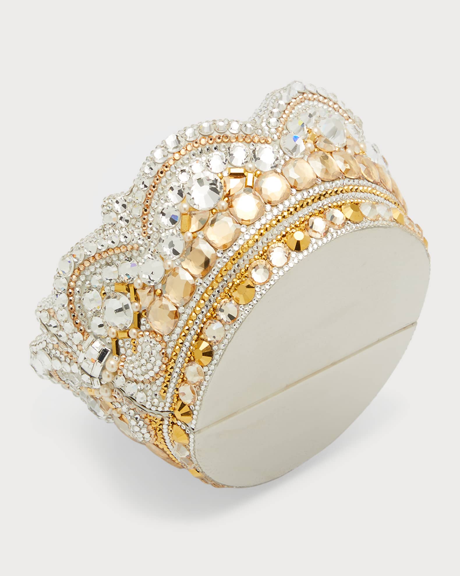 Judith Leiber Couture Crown Allover Crystal Minaudiere | Neiman Marcus