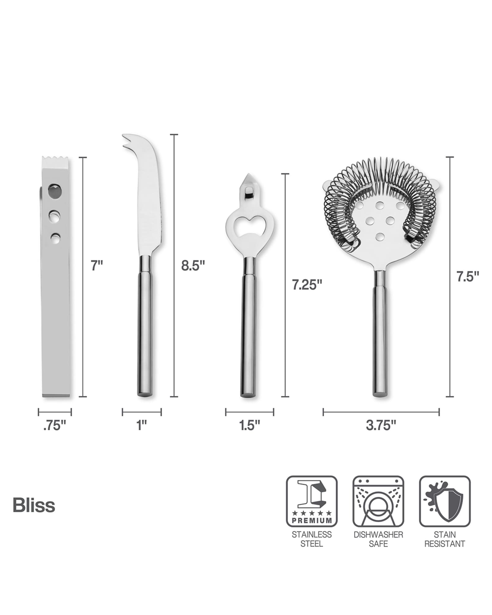 Mikasa 8-Piece Bliss Bar Tool Set | Neiman Marcus