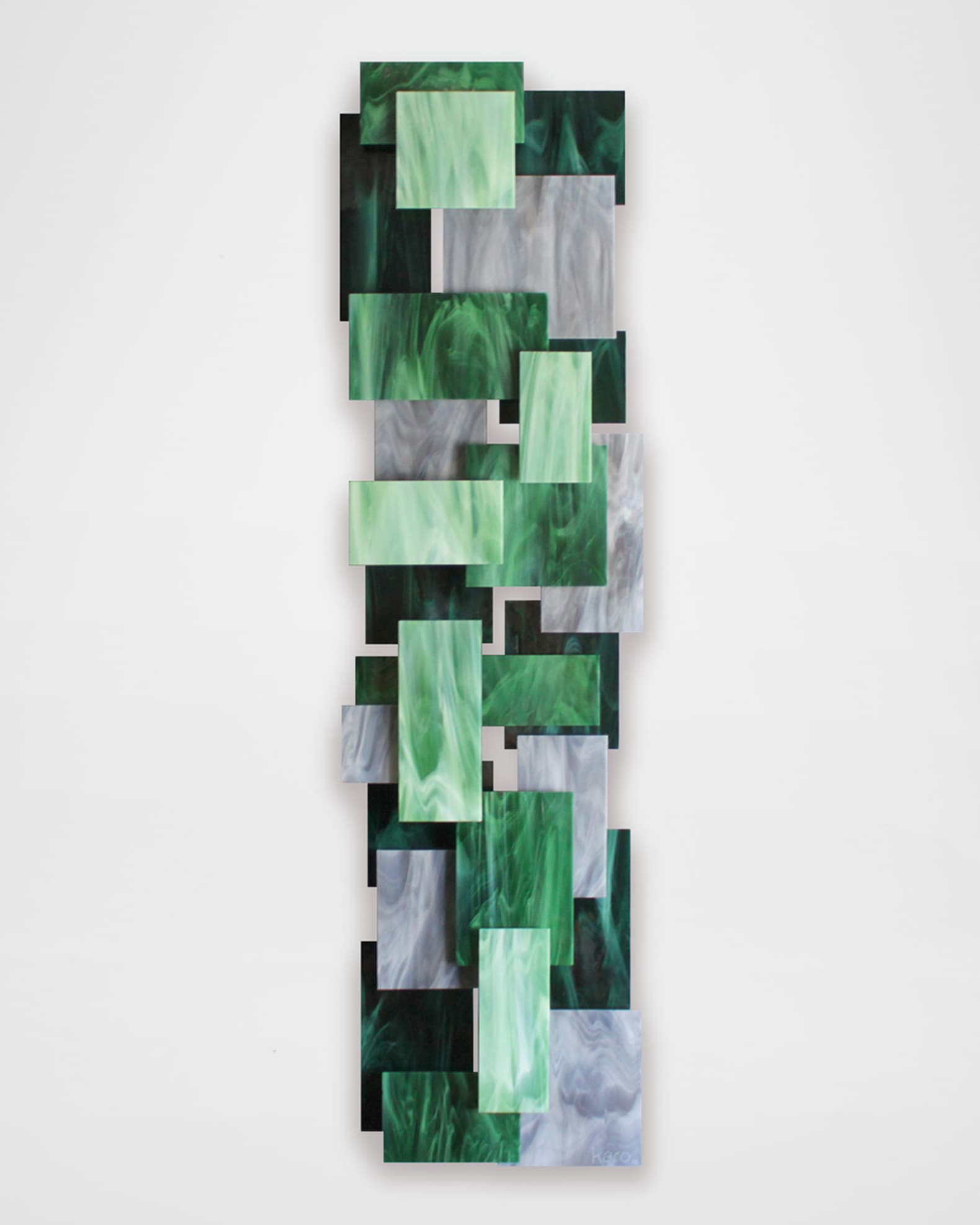 Karo Studios Glass and Metal Wall Sculpture | Neiman Marcus
