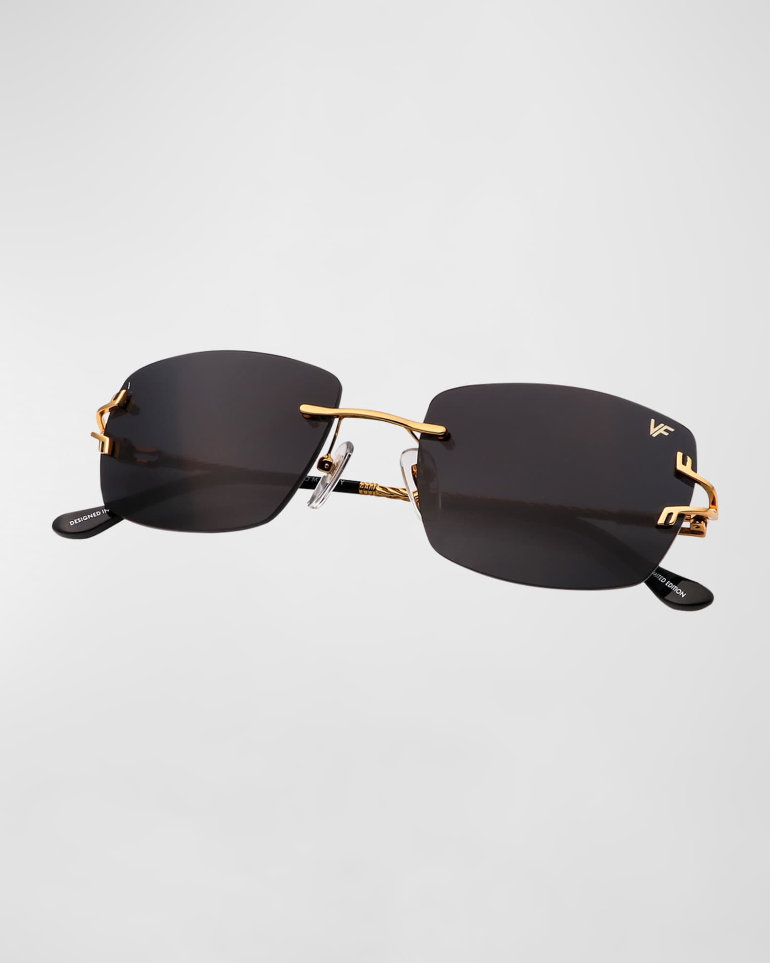 Vintage Frames Company Men's VF Bal Harbour Rectangle Rimless ...