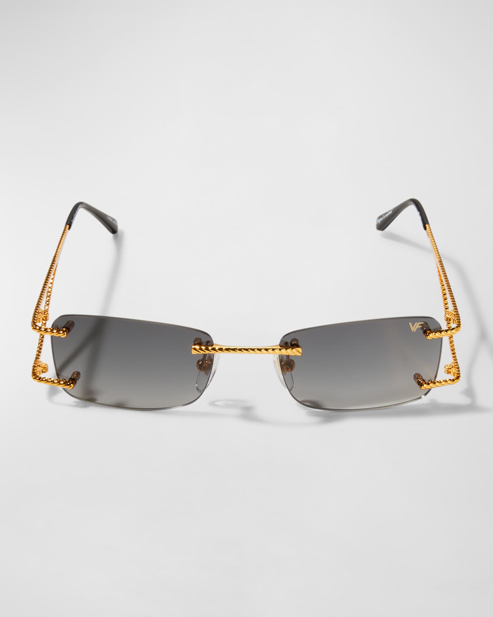 Vintage Frames Company Men's VF Wall Street Rectangle Rimless ...