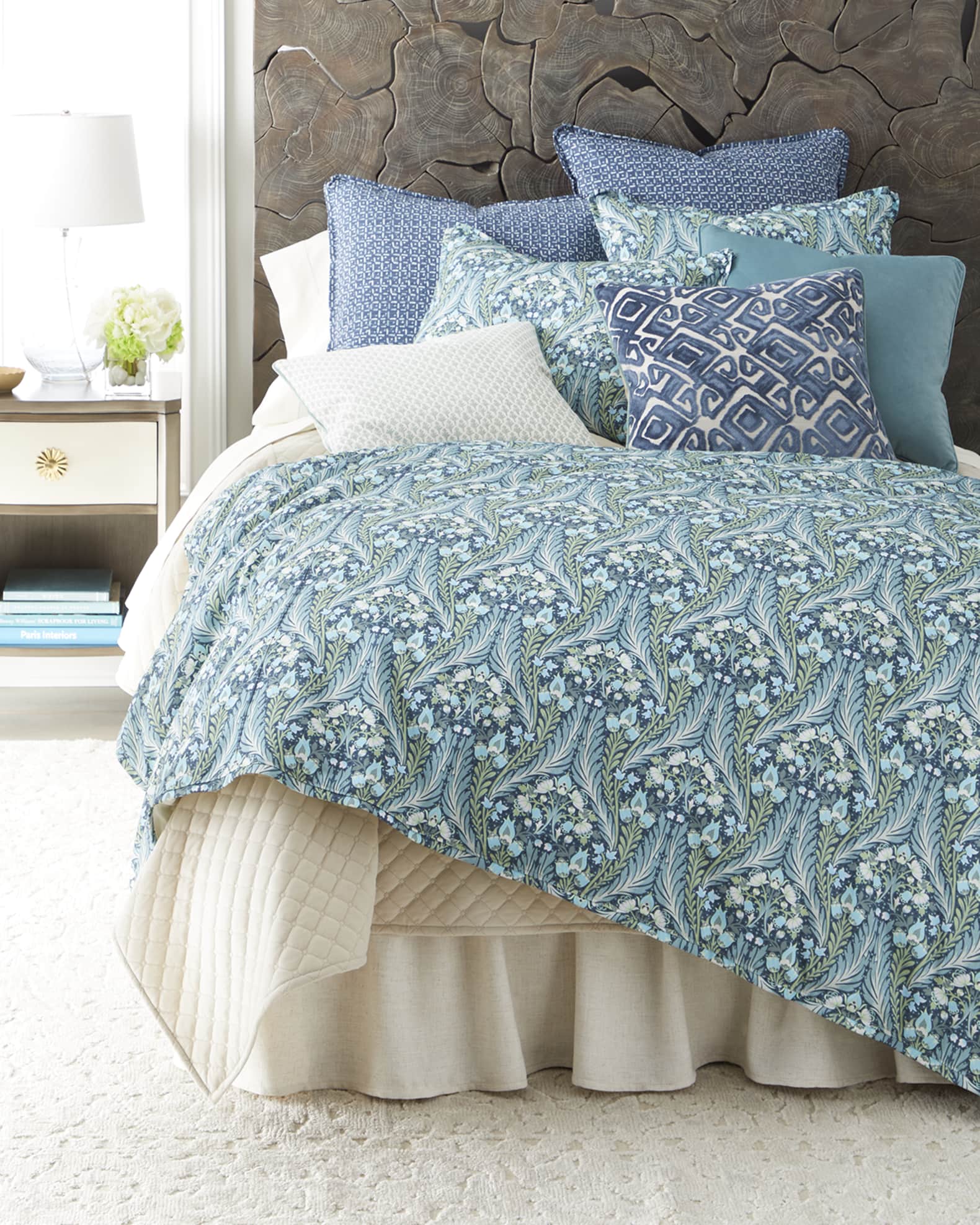 Indigo Garden Bedding Collection | Neiman Marcus