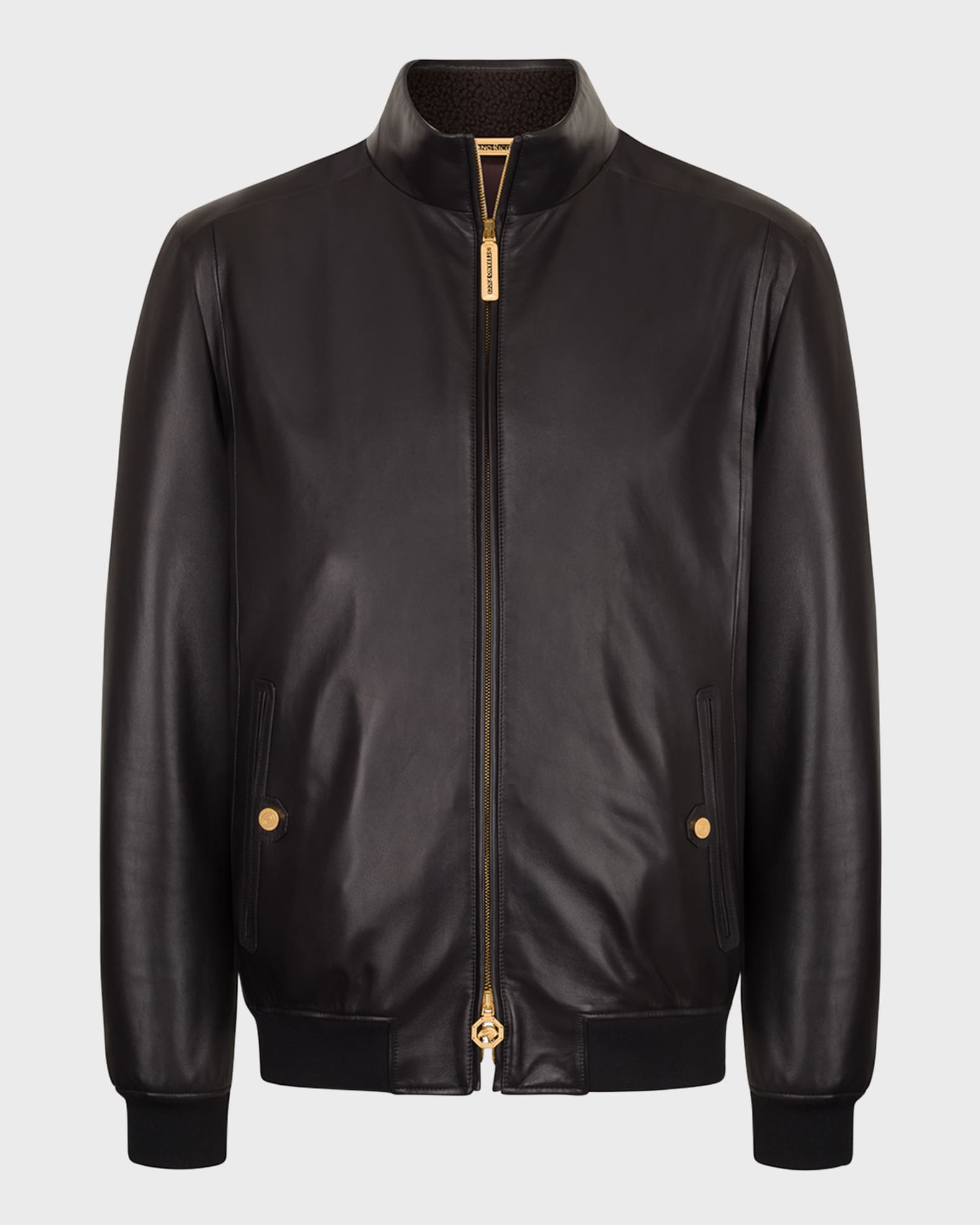 Stefano Ricci Men's Leather Bomber Jacket | Neiman Marcus