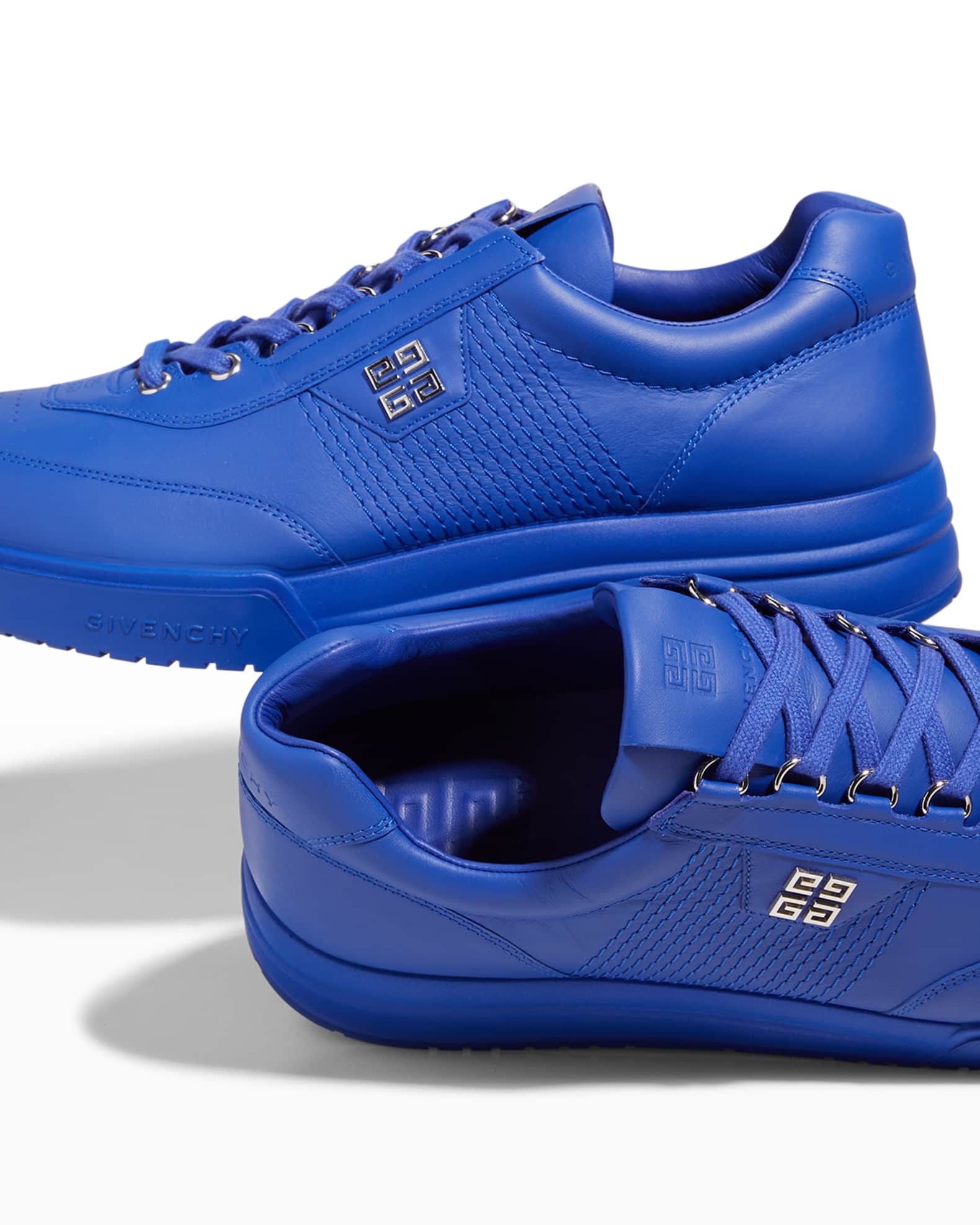 Givenchy Men's Leather 4G-Logo Low-Top Sneakers | Neiman Marcus