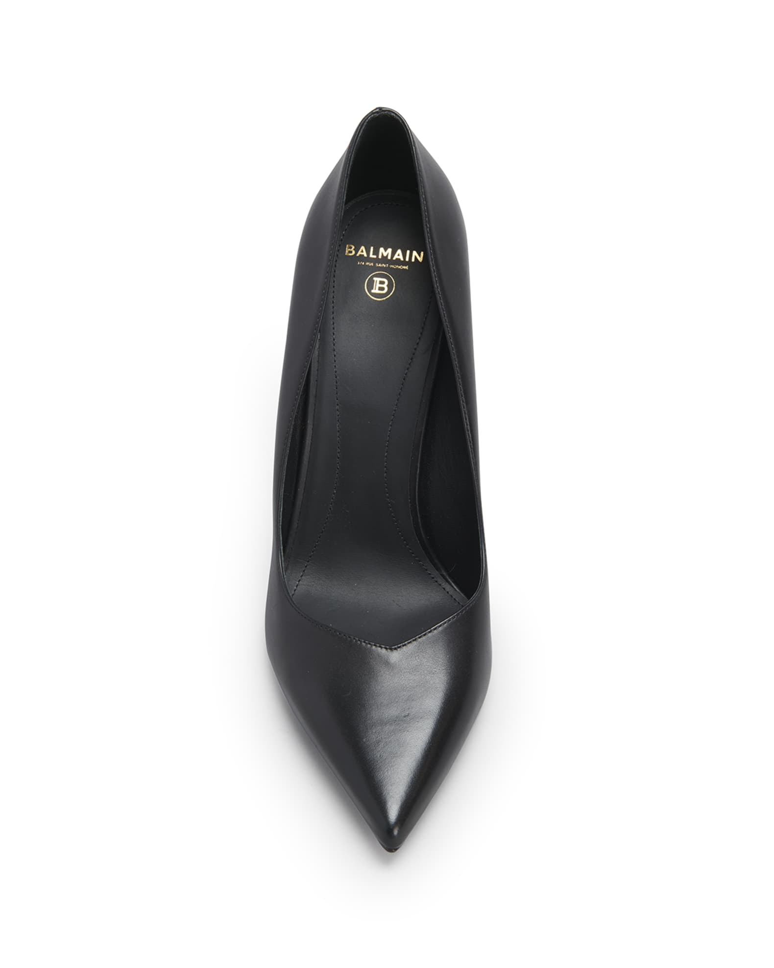 Balmain Ruby Calfskin Stiletto Pumps | Neiman Marcus