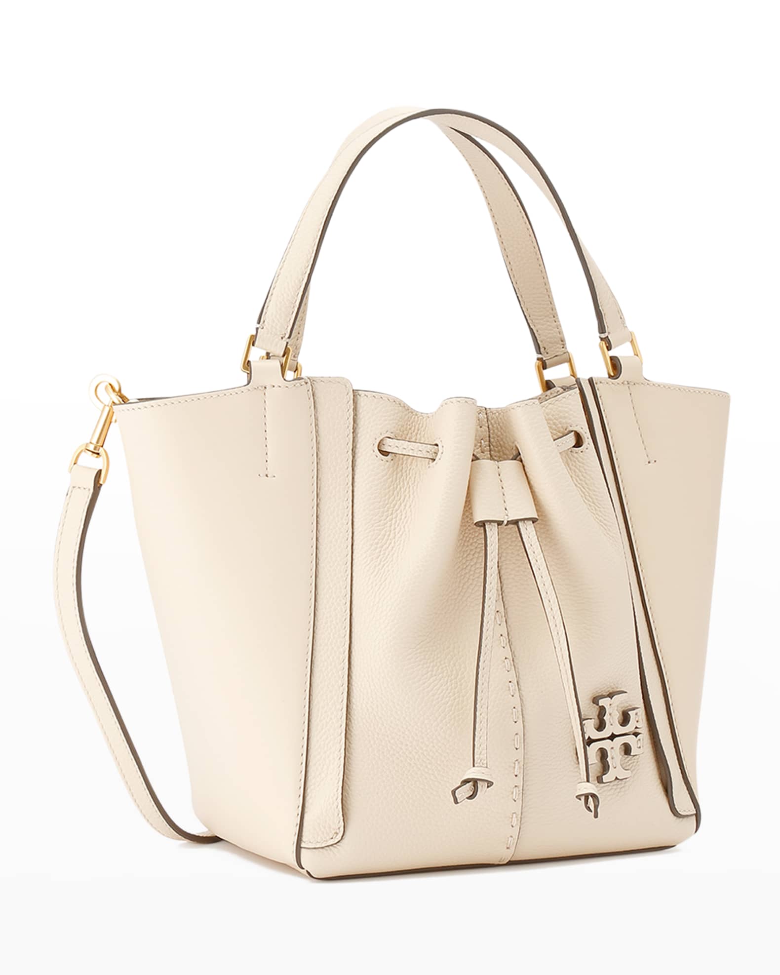 Tory Burch McGraw Dragonfly Drawstring Shoulder Bag | Neiman Marcus