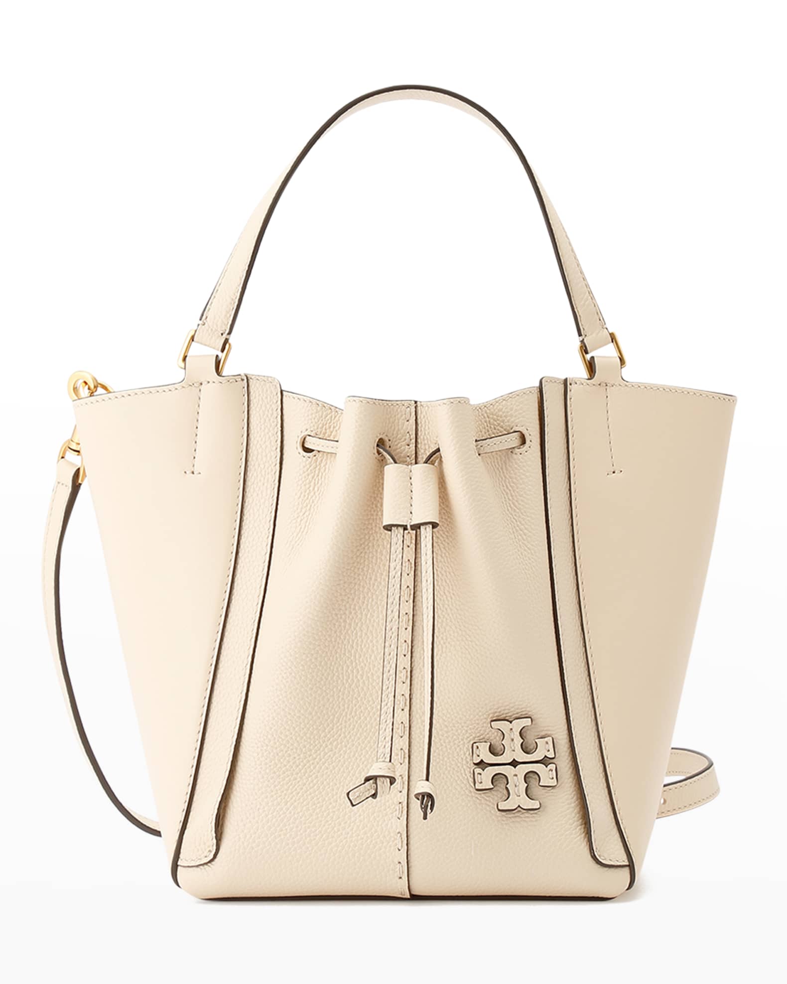 Tory Burch McGraw Dragonfly Drawstring Shoulder Bag | Neiman Marcus