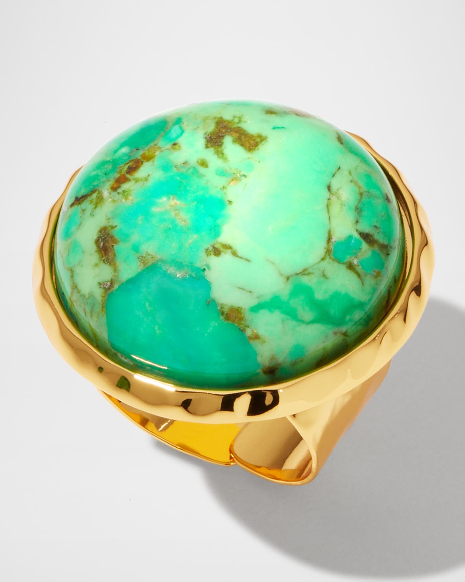 NEST Jewelry Green Turquoise Adjustable Statement Ring | Neiman Marcus