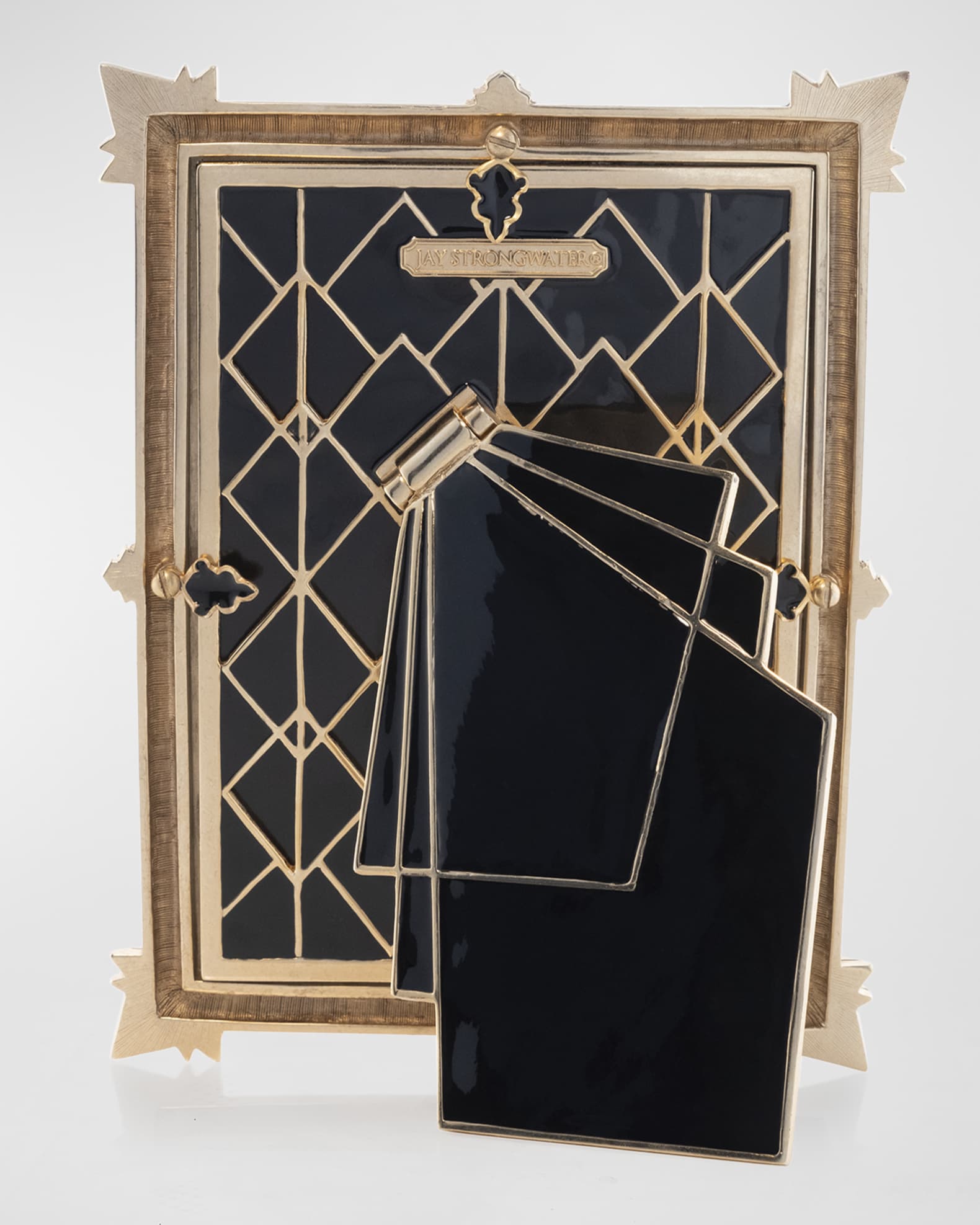 Jay Strongwater Art Deco 5" x 7" Frame | Neiman Marcus