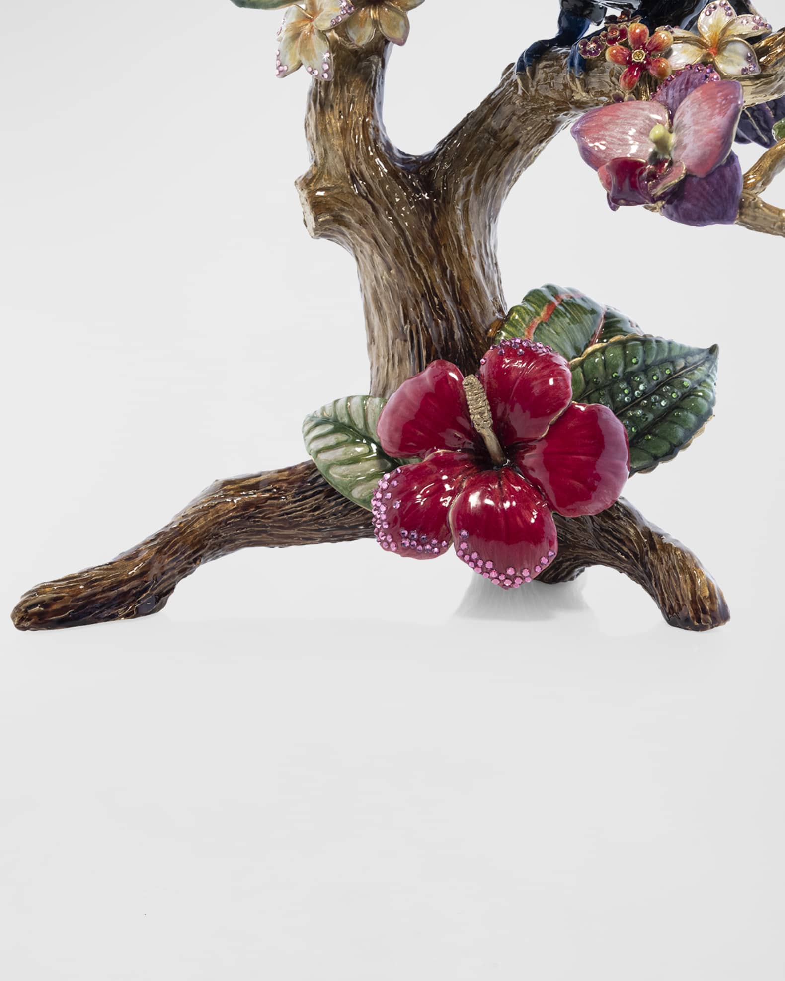 Jay Strongwater Embellished Toucan Tree Objet | Neiman Marcus