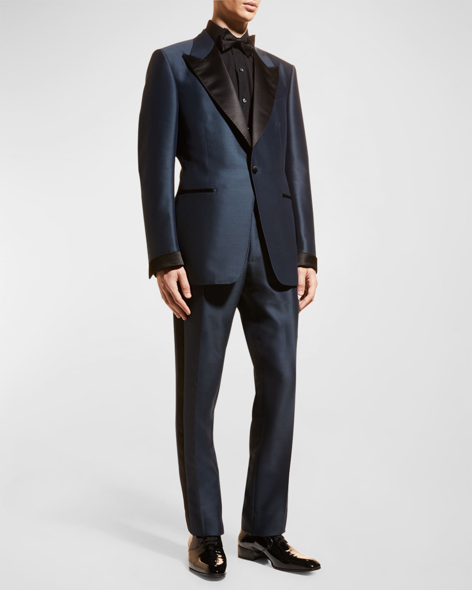 TOM FORD Men's Shelton Tuxedo with Contrast Trim | Neiman Marcus