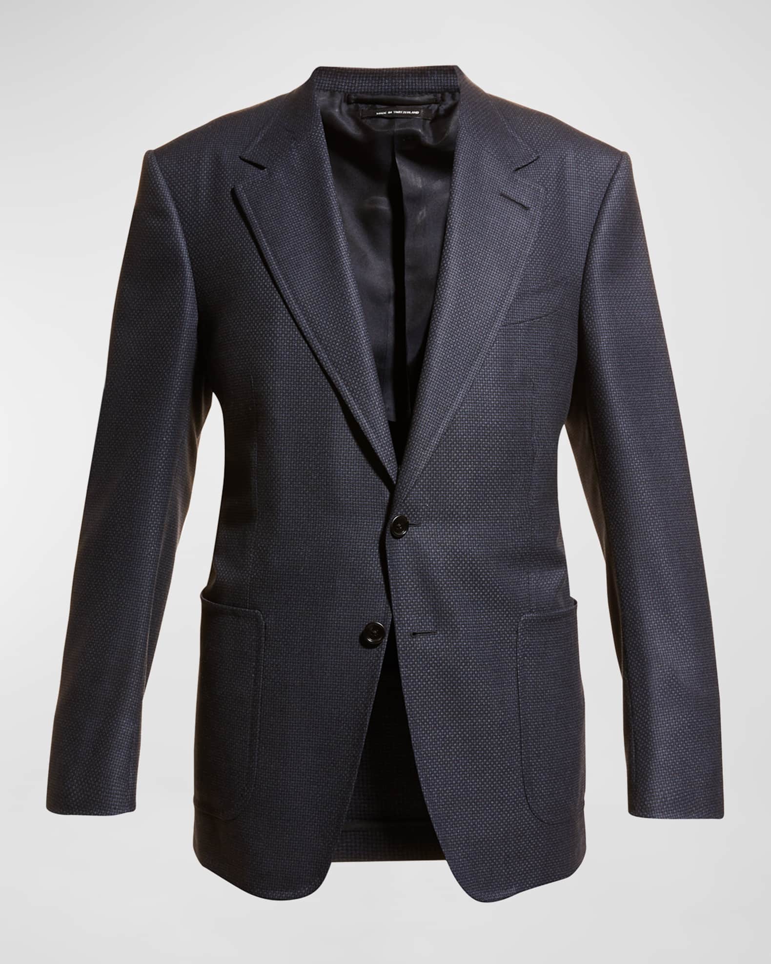 TOM FORD Men's Shelton Mouline Micro-Weave Sport Jacket | Neiman Marcus