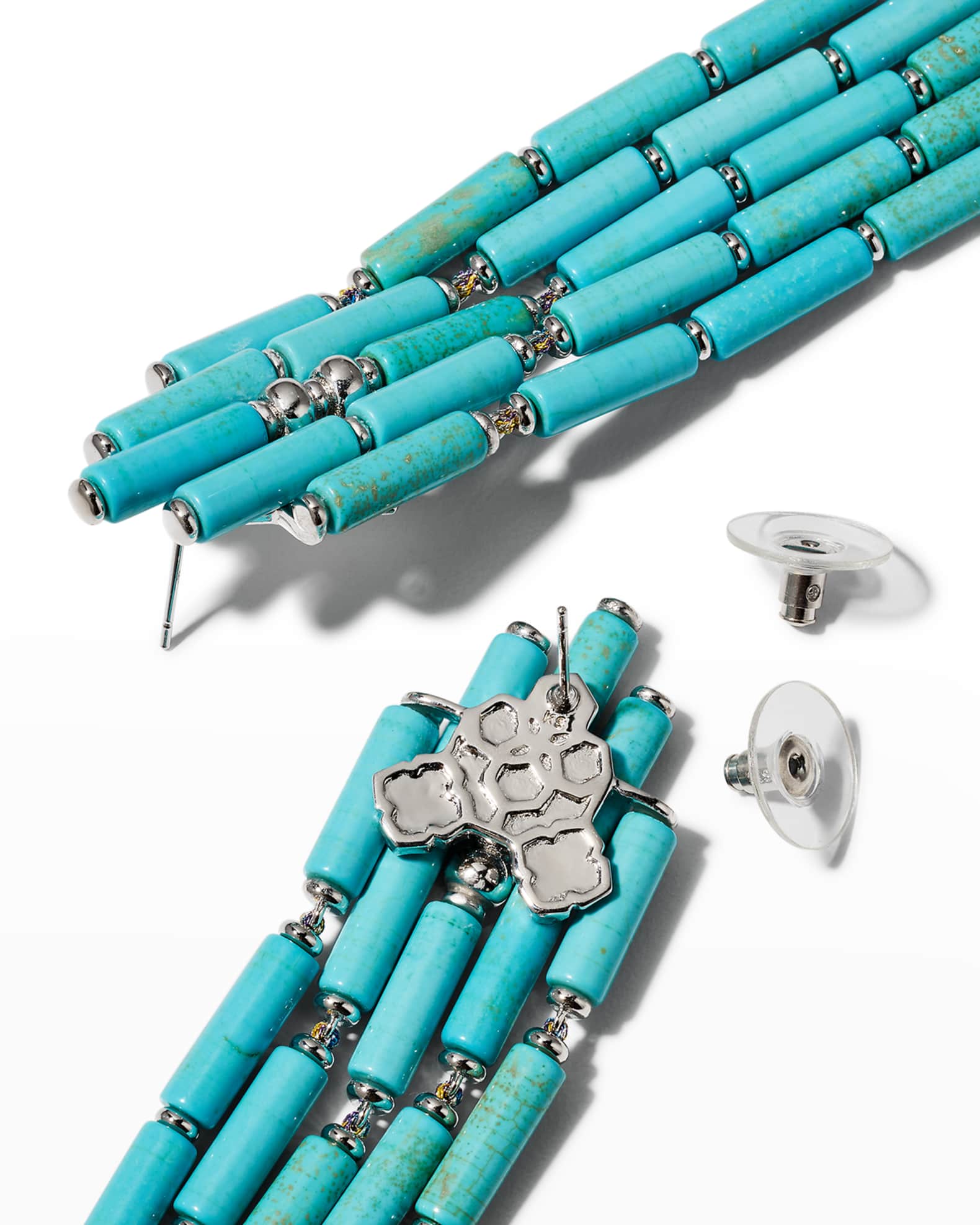 Kendra Scott Ember Turquoise Statement Earrings | Neiman Marcus