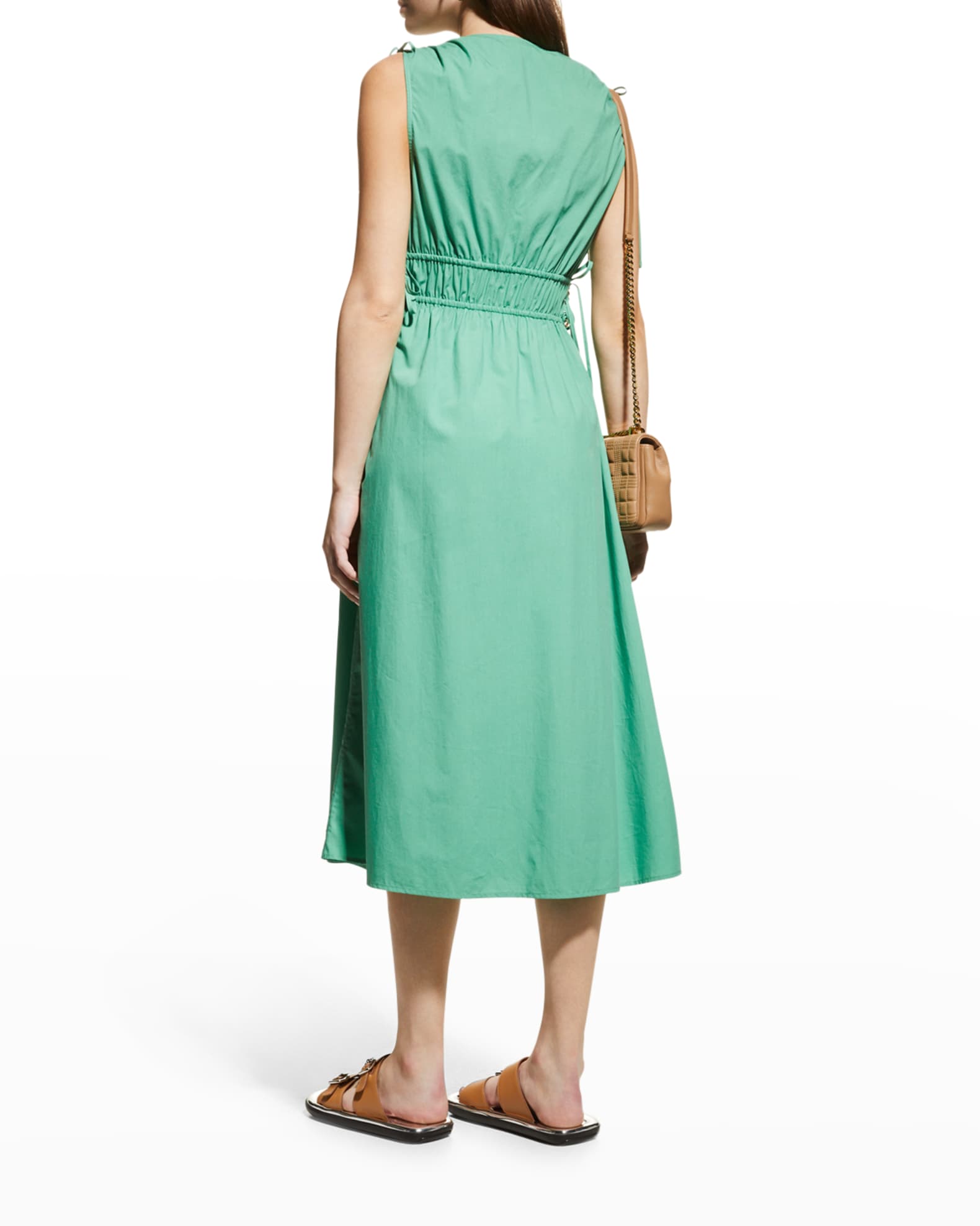 Rails Constantine Self-Tie Midi Dress | Neiman Marcus