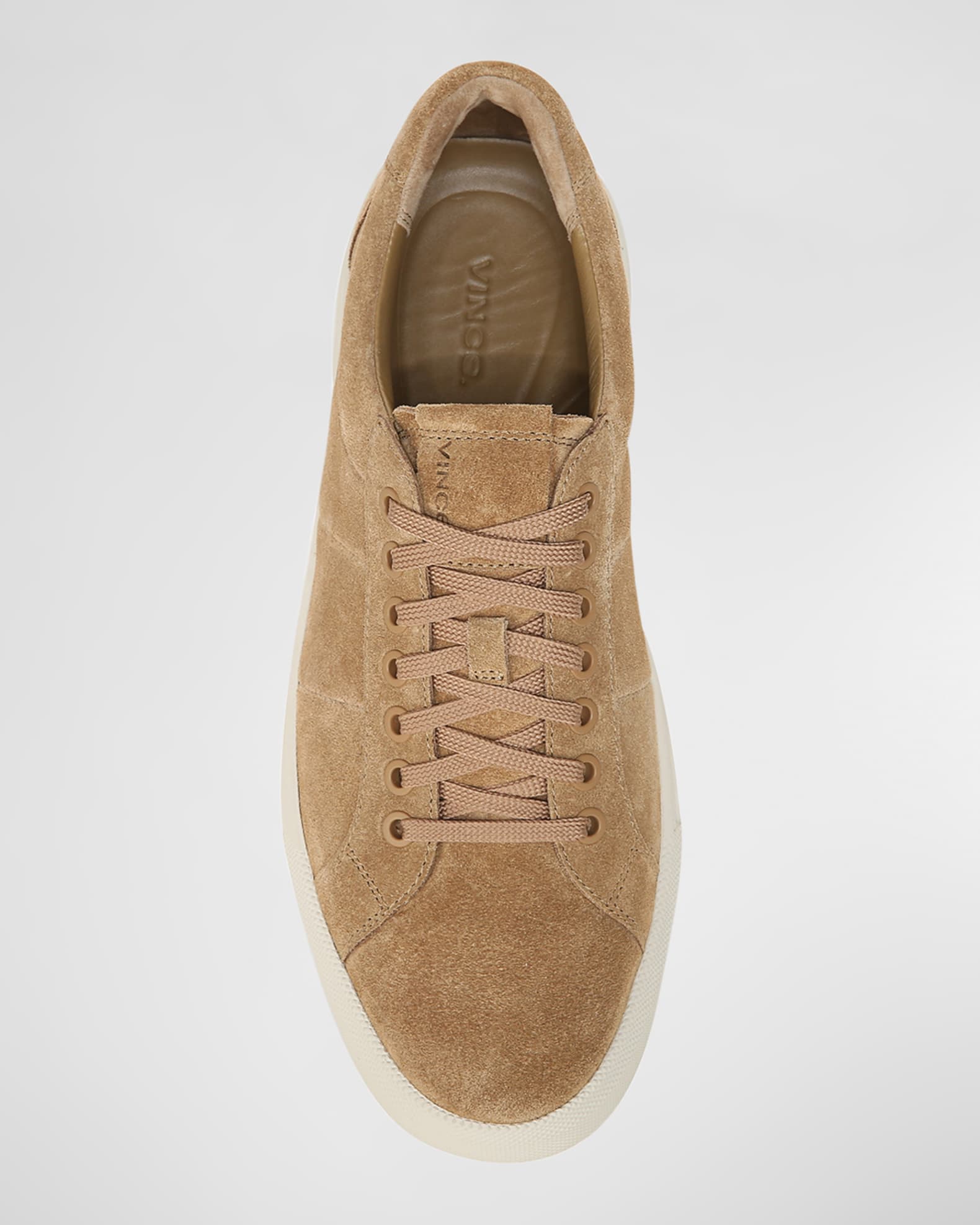 Vince Men's Larson Tonal Leather Low-Top Sneakers | Neiman Marcus