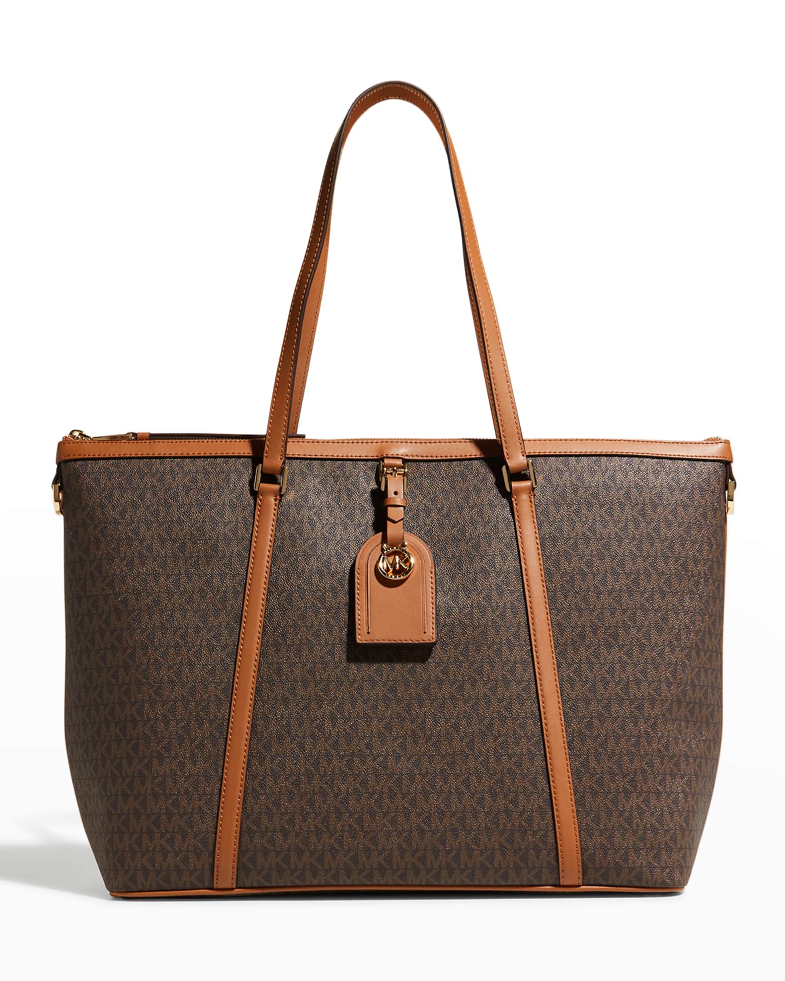 MICHAEL Michael Kors Heritage Large Monogram Travel Tote Bag | Neiman ...