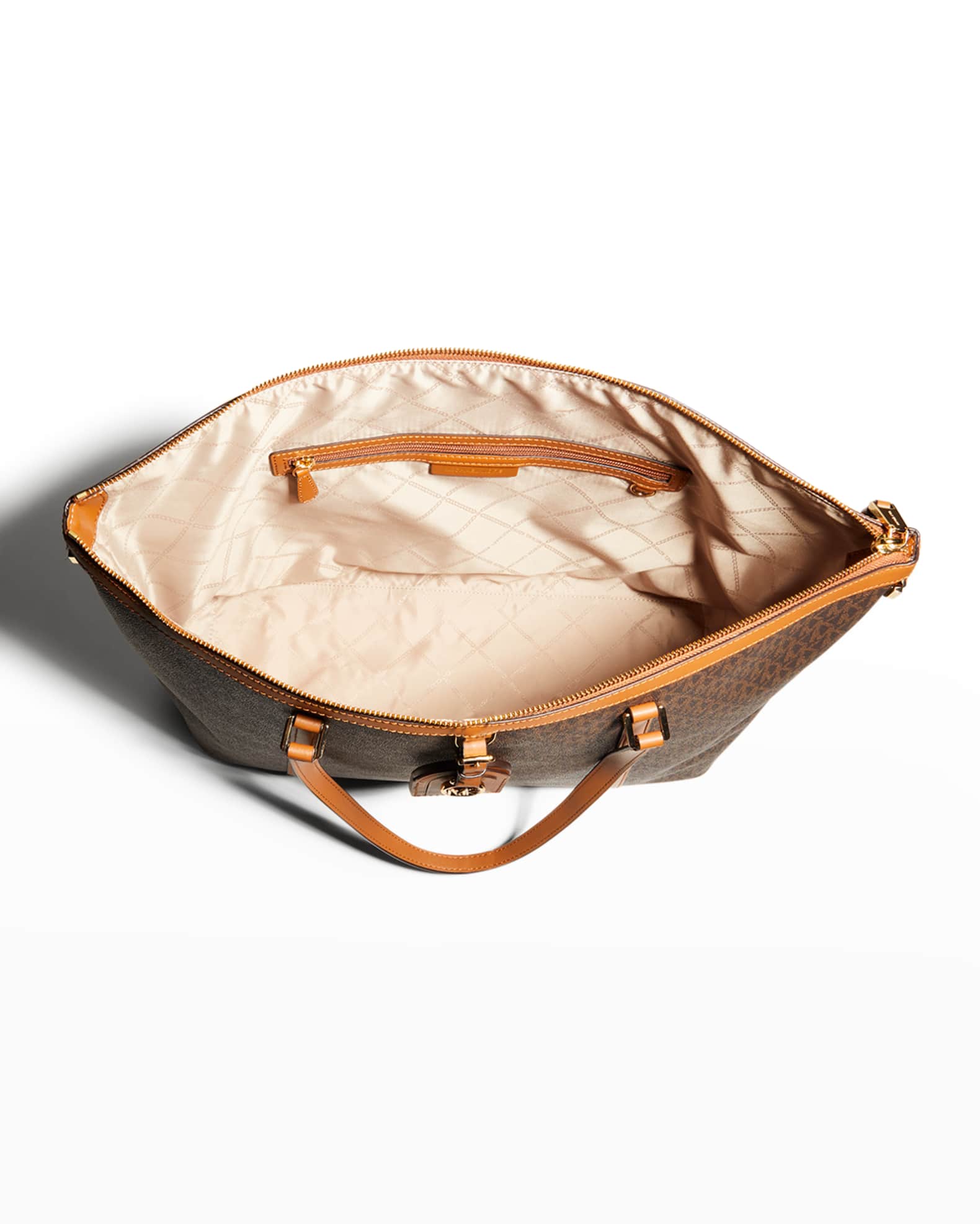 MICHAEL Michael Kors Heritage Large Monogram Travel Tote Bag | Neiman ...