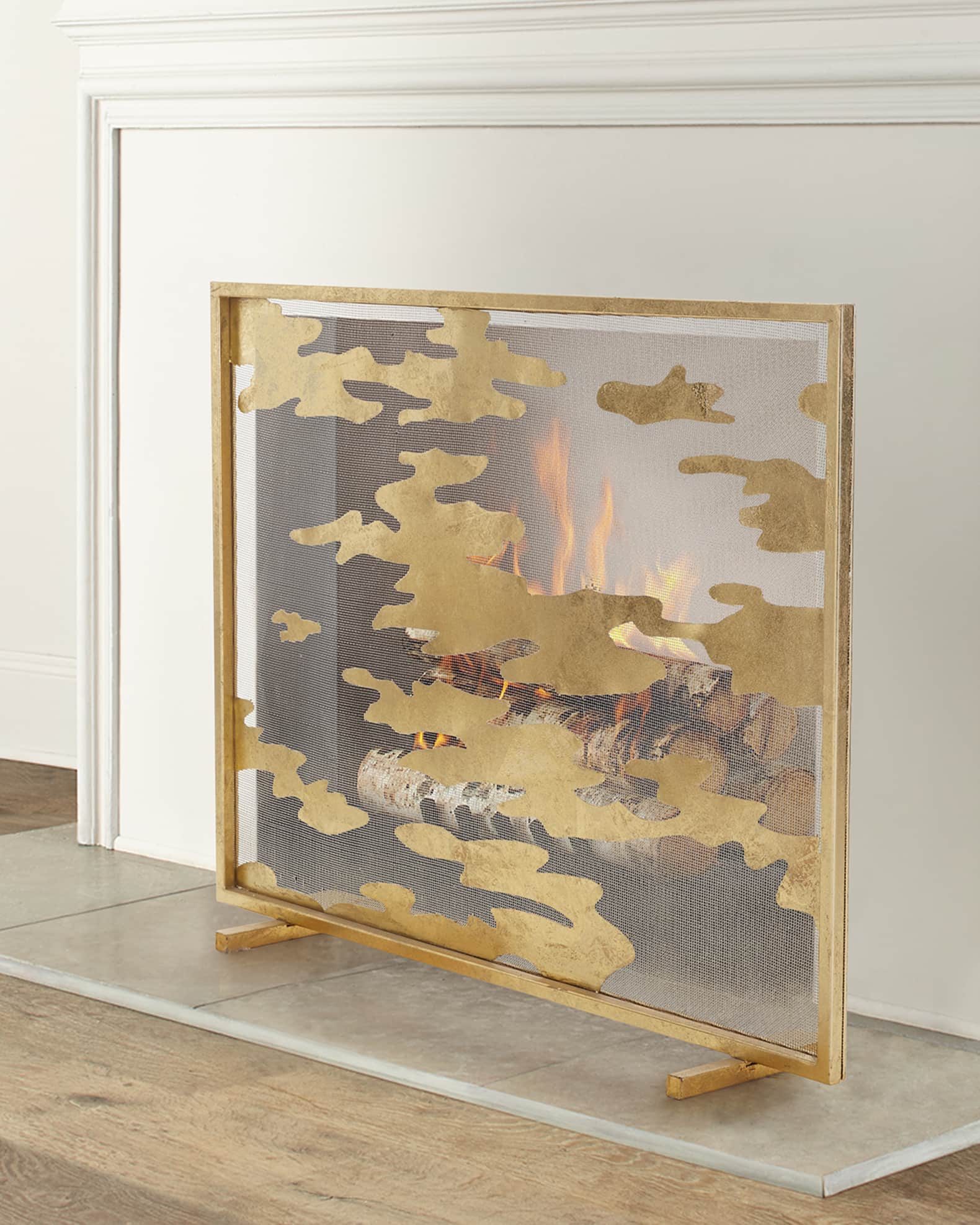 Global Views Stratus Fireplace Screen | Neiman Marcus