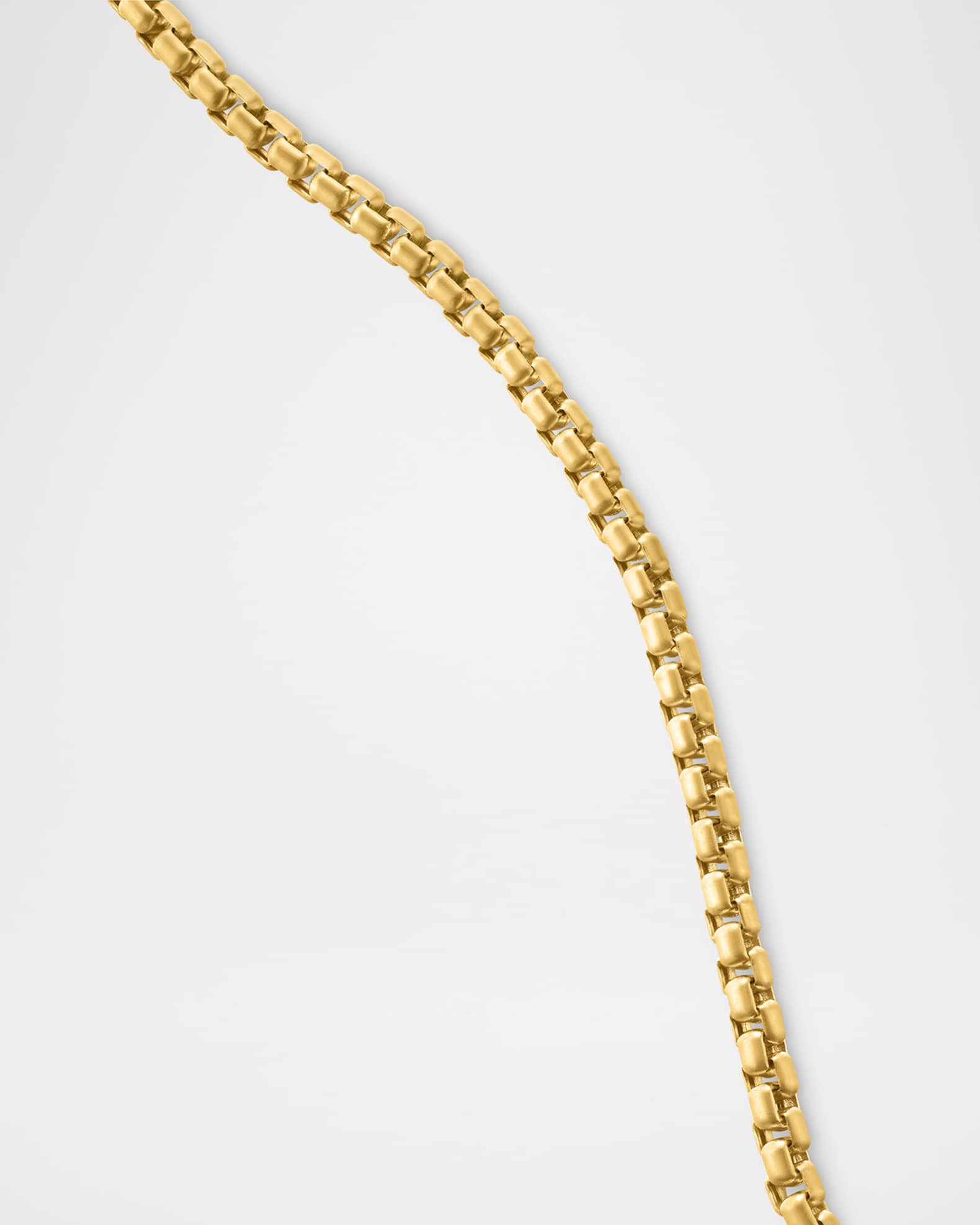 Men's Box Chain Necklace in 18K Gold | Neiman Marcus