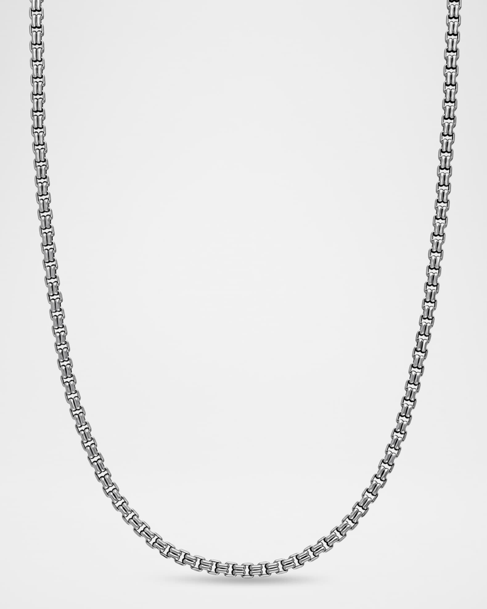 David Yurman Men's Double Box Chain Necklace, 2.6mm | Neiman Marcus
