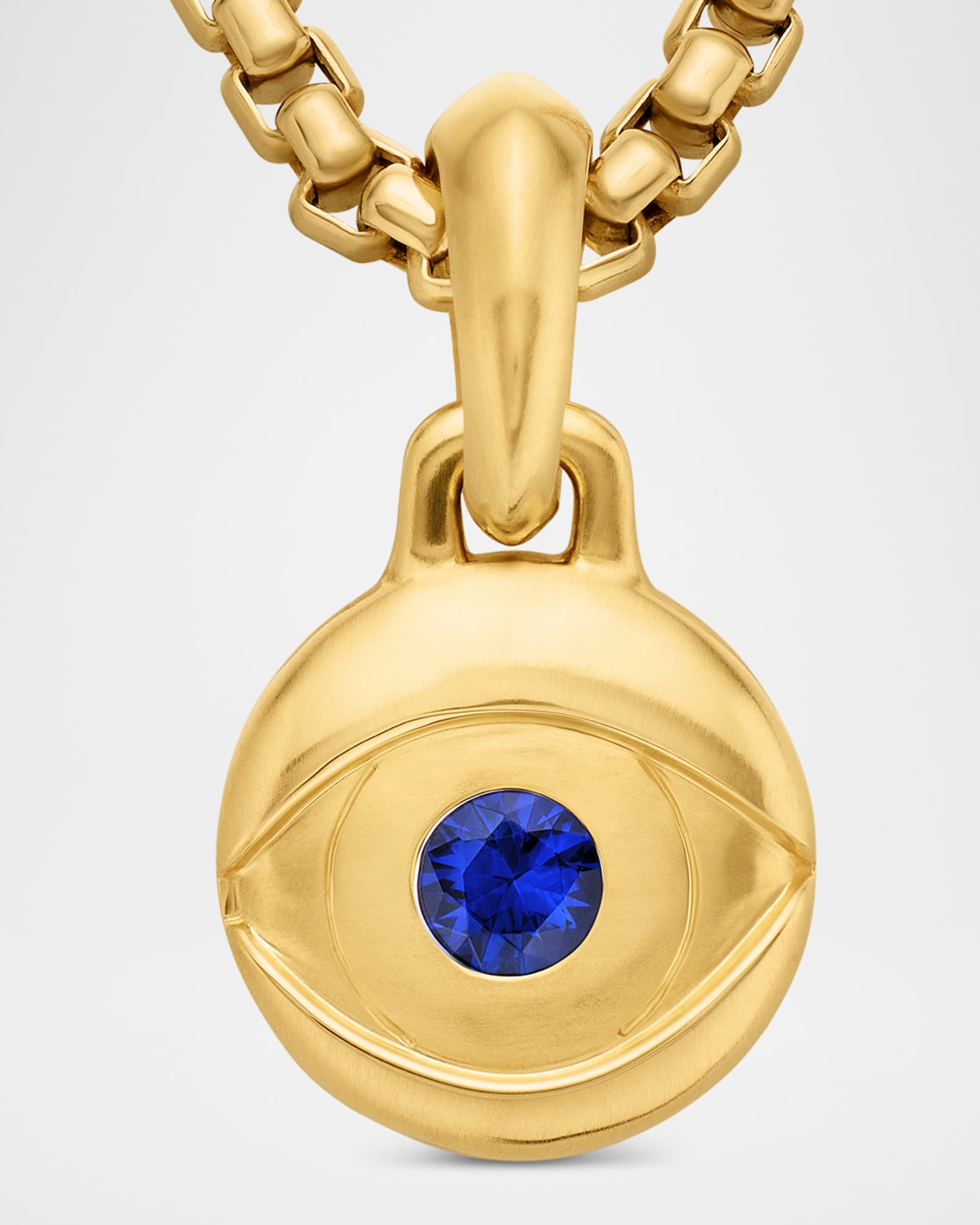 Evil eye pendant gold mens store