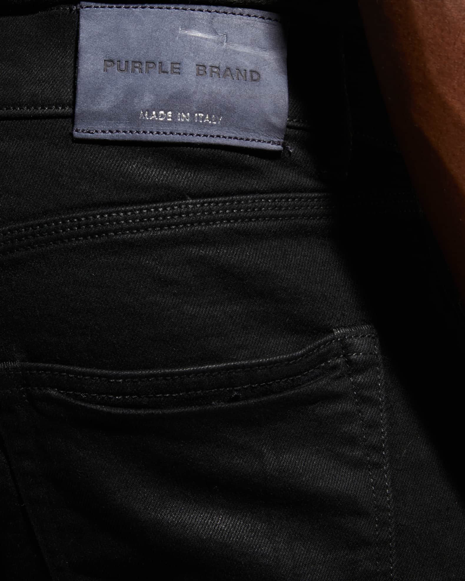 PURPLE Men's Stretch-Denim Skinny Jeans | Neiman Marcus