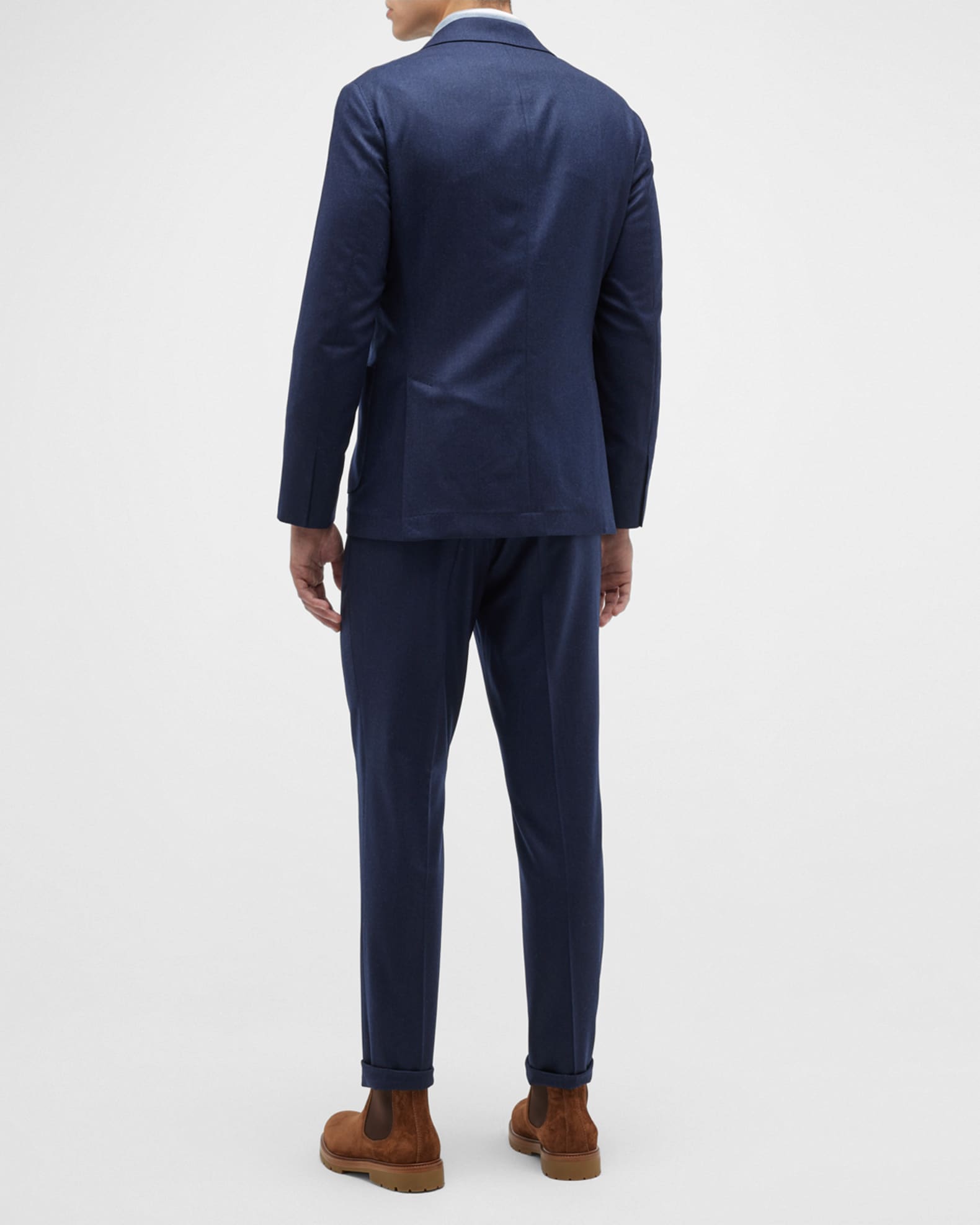Brunello Cucinelli Men's Virgin Wool Two-Piece Suit | Neiman Marcus