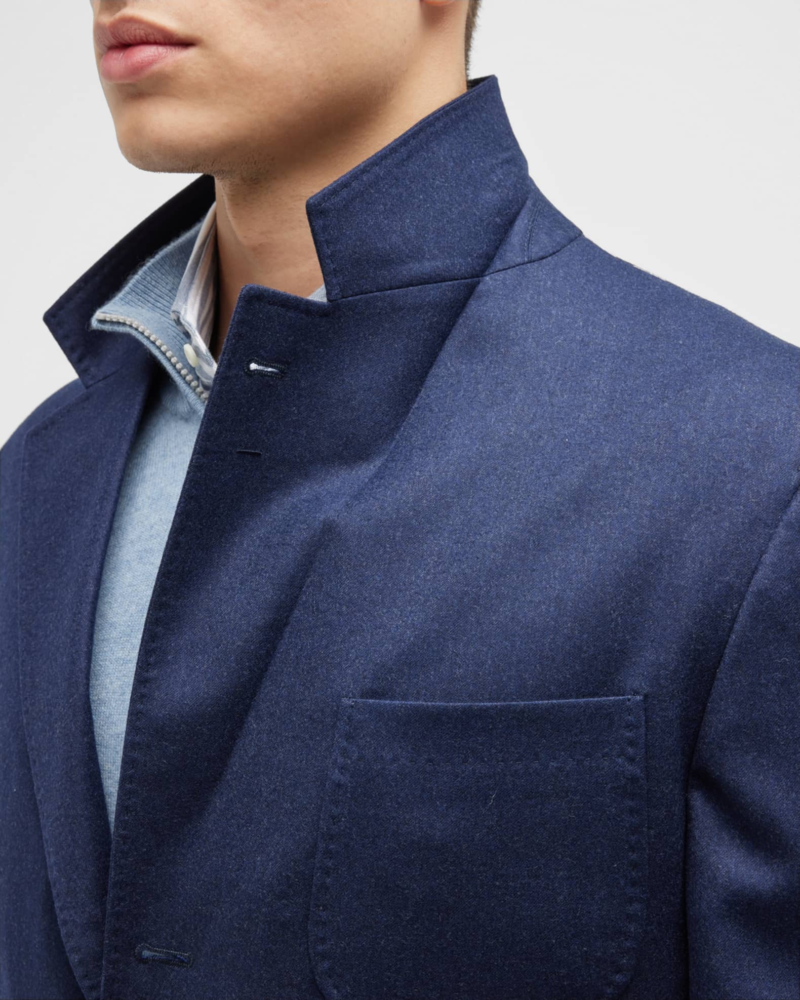 Brunello Cucinelli Men's Virgin Wool Two-Piece Suit | Neiman Marcus