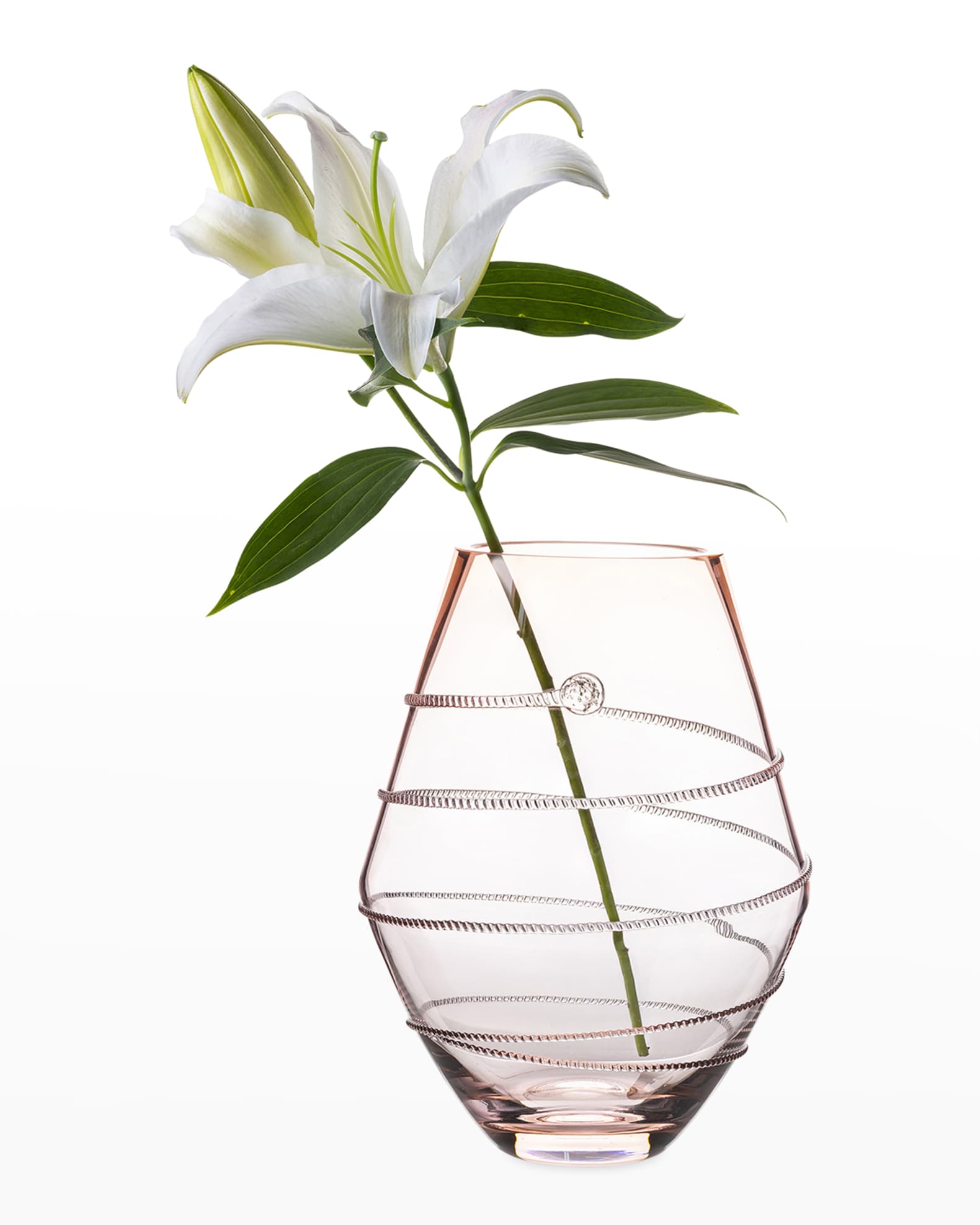 Amalia 6 Inch Pink Vase and 11 Inch Pink Vase | Neiman Marcus